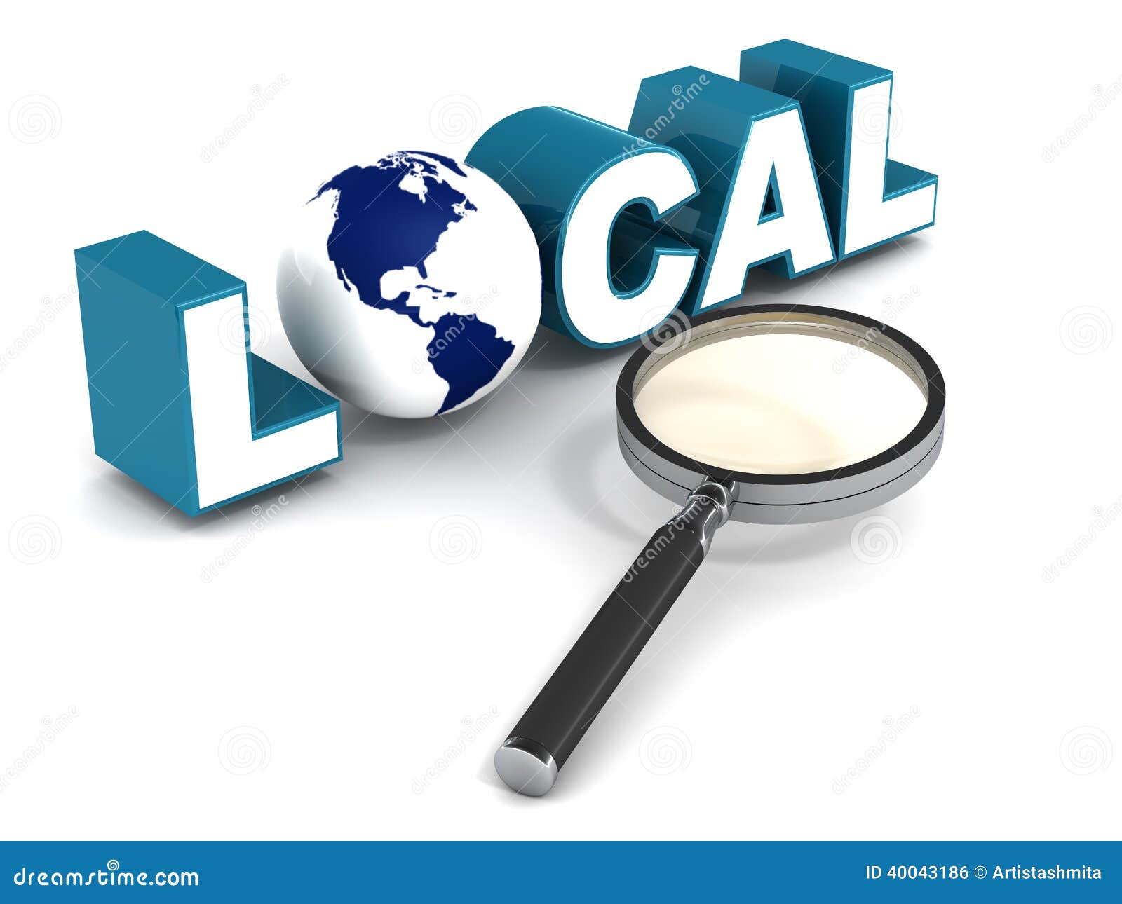 Local stock illustration. Illustration of locate, concept - 40043186