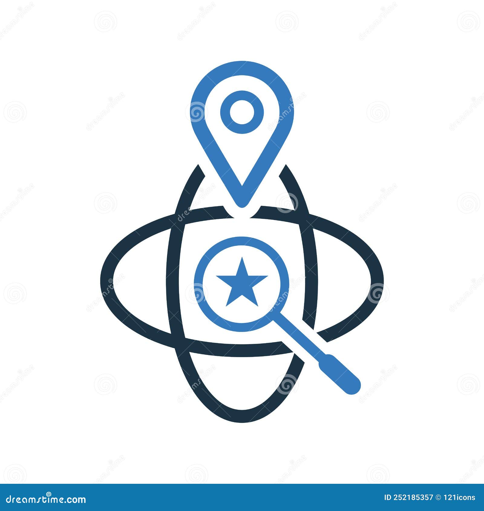 Local SEO Icon. Simple Editable Vector Graphics Stock Illustration ...
