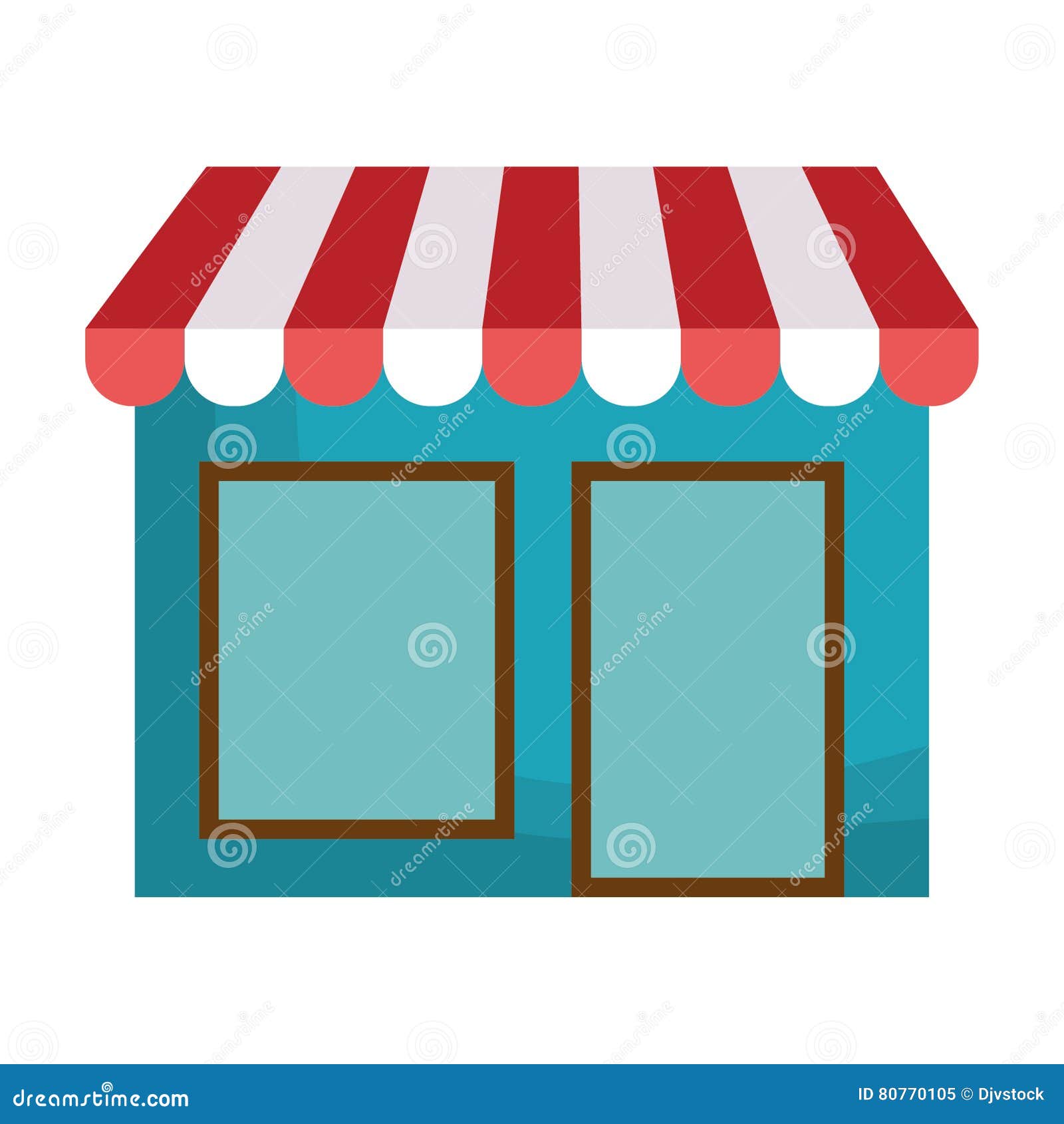 Local shop building stock vector. Illustration of downtown - 80770105