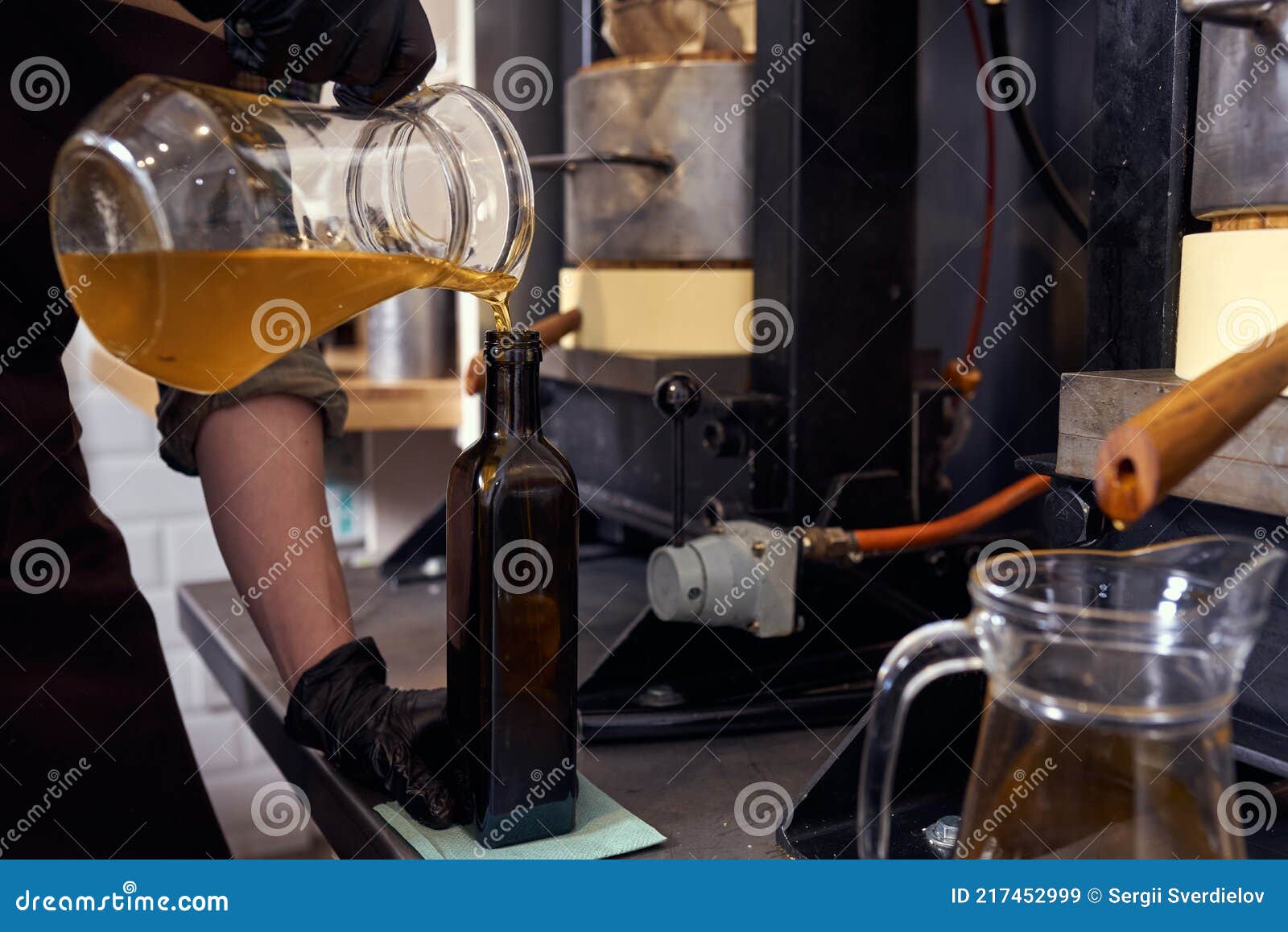 Local Small Seed Oil Production. Fresh Extra Virgin Linseed Oil ...