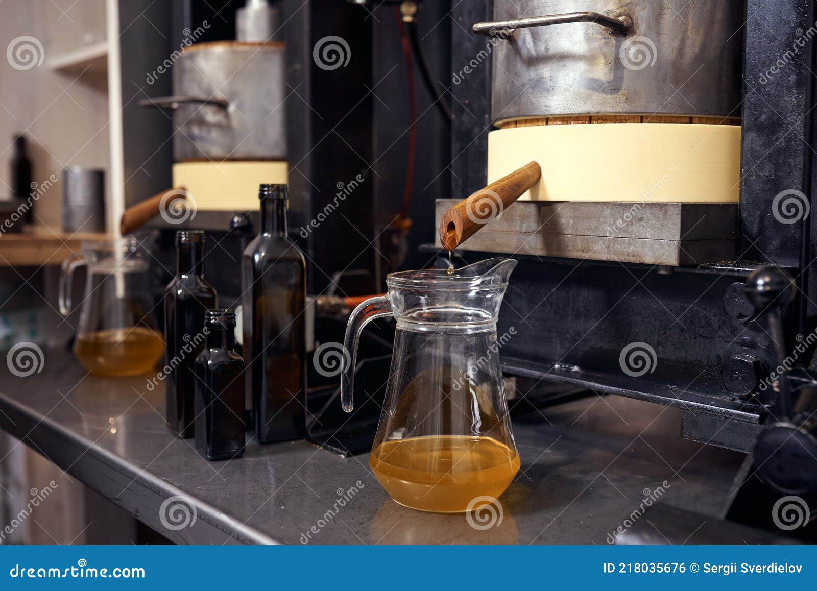 Local Small Seed Oil Production. Fresh Extra Virgin Linseed Oil ...