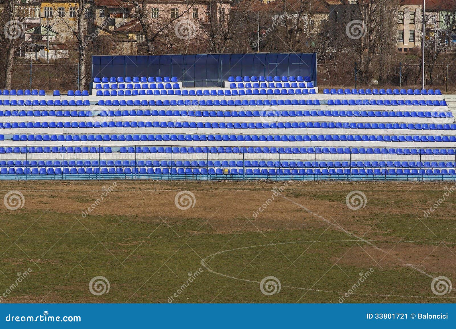 Local stadium stands stock image. Image of local, chair - 33801721