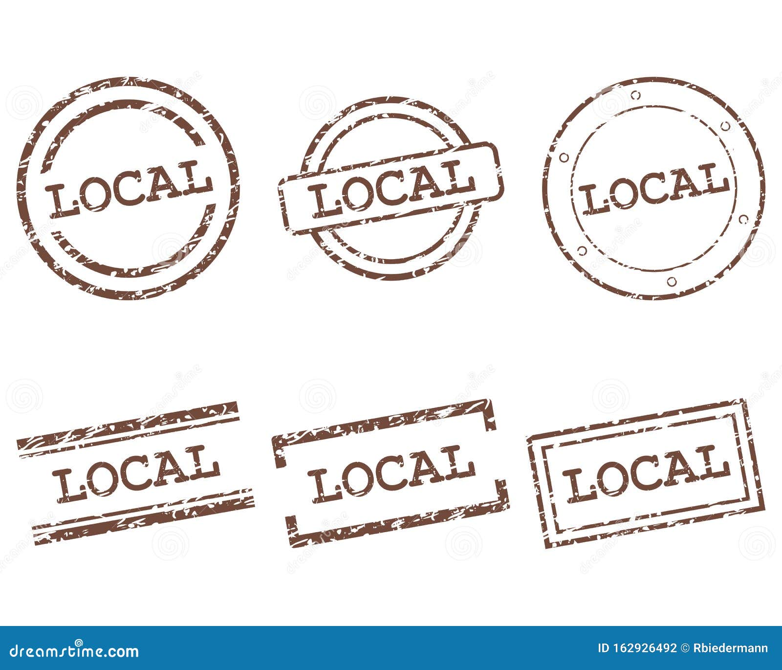 Local stamps stock vector. Illustration of marketing - 162926492