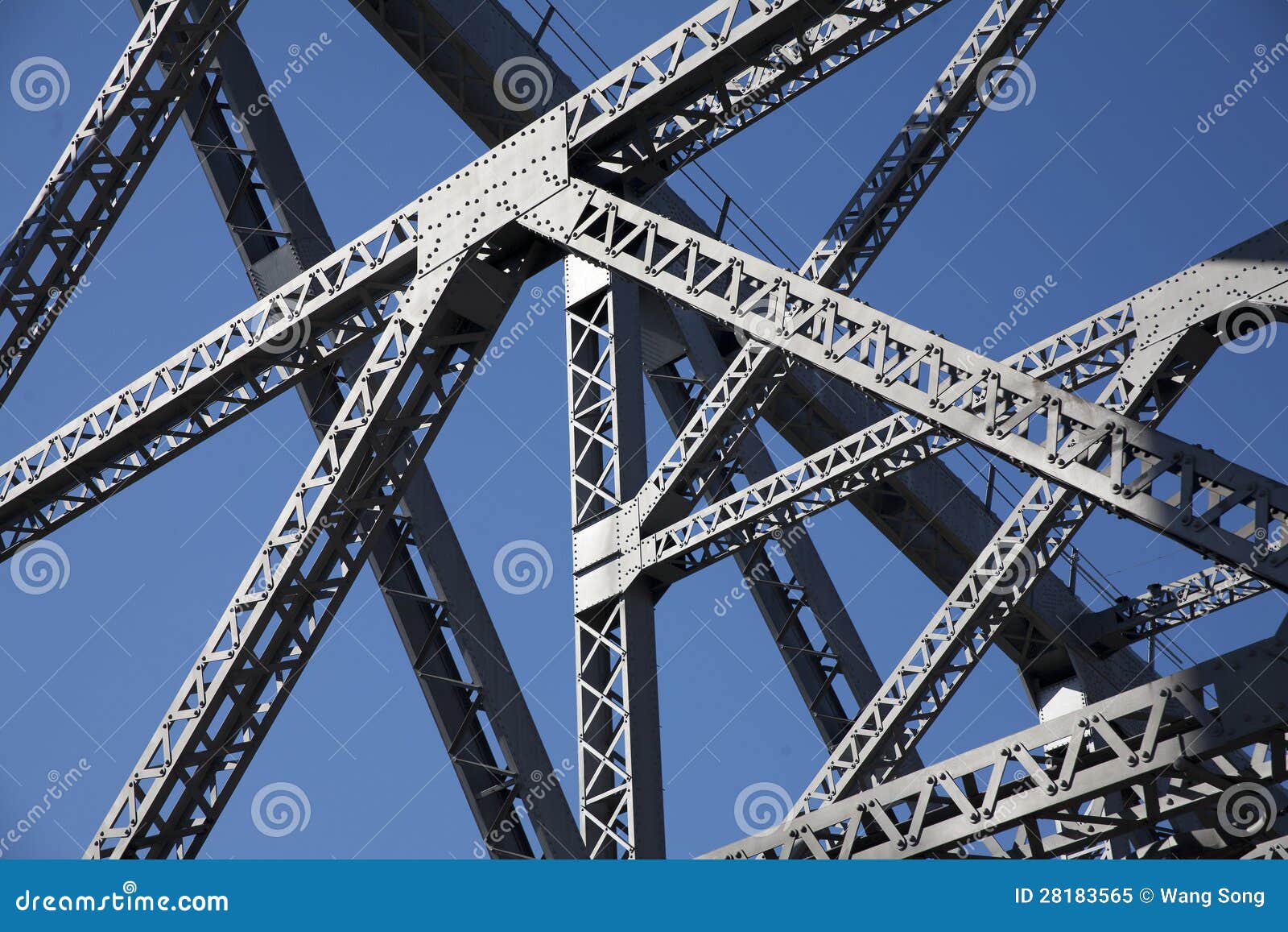 Local steel bridge stock image. Image of plate, bridge - 28183565