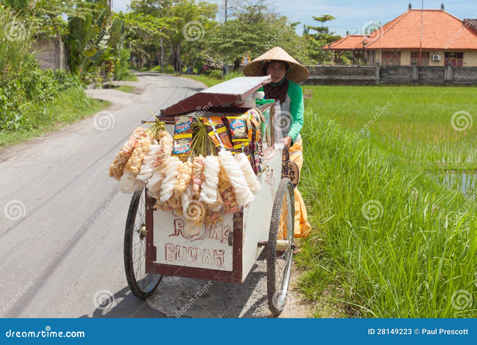 Local street vendor editorial stock photo. Image of cone - 28149223