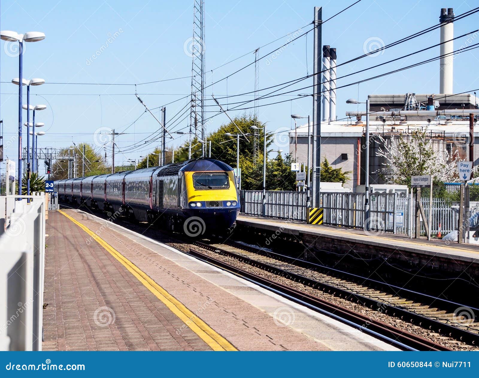 Local train in London, UK stock photo. Image of train - 60650844