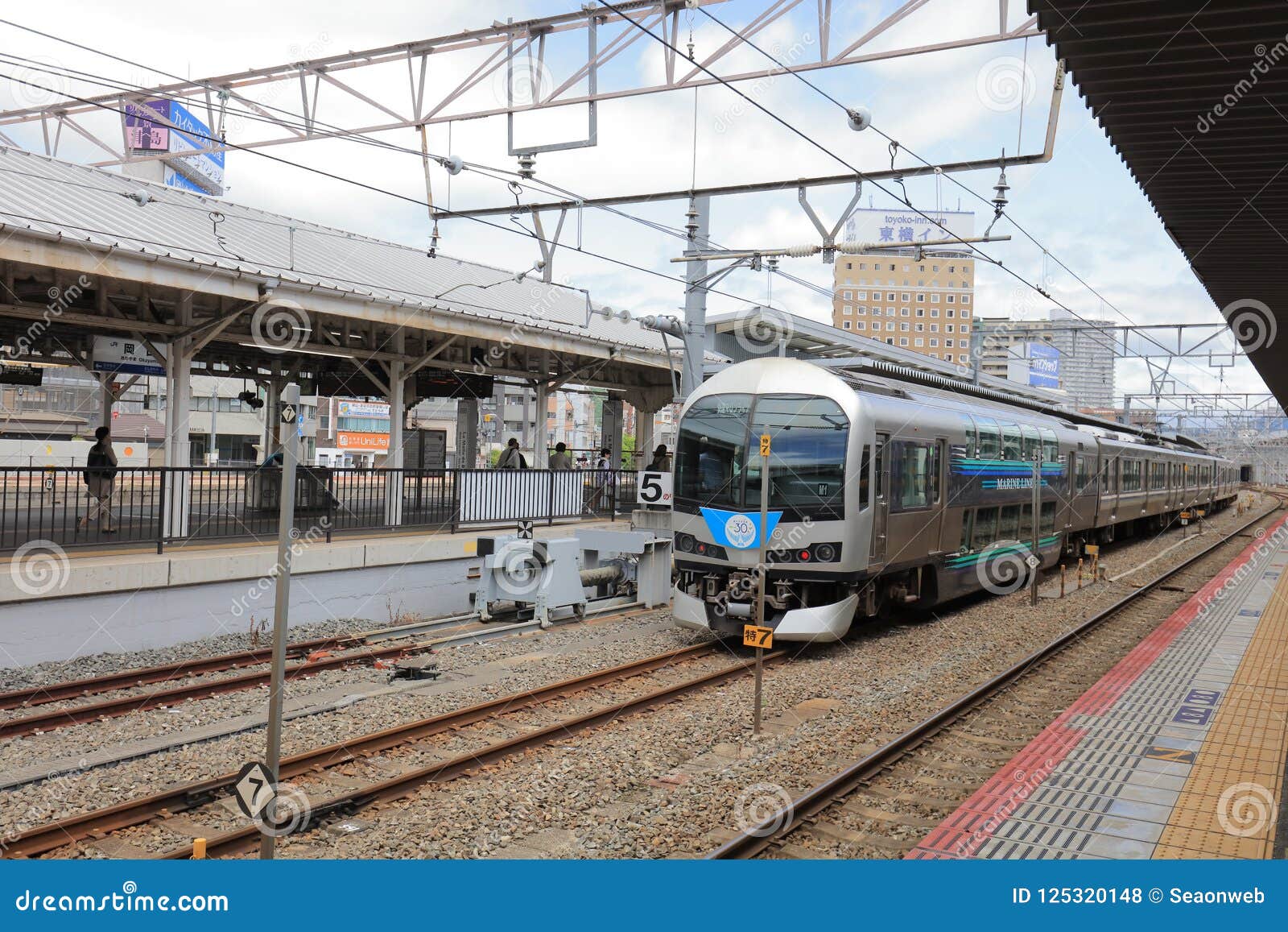 The Local Train of West Japan Railway Company Editorial Stock Photo ...