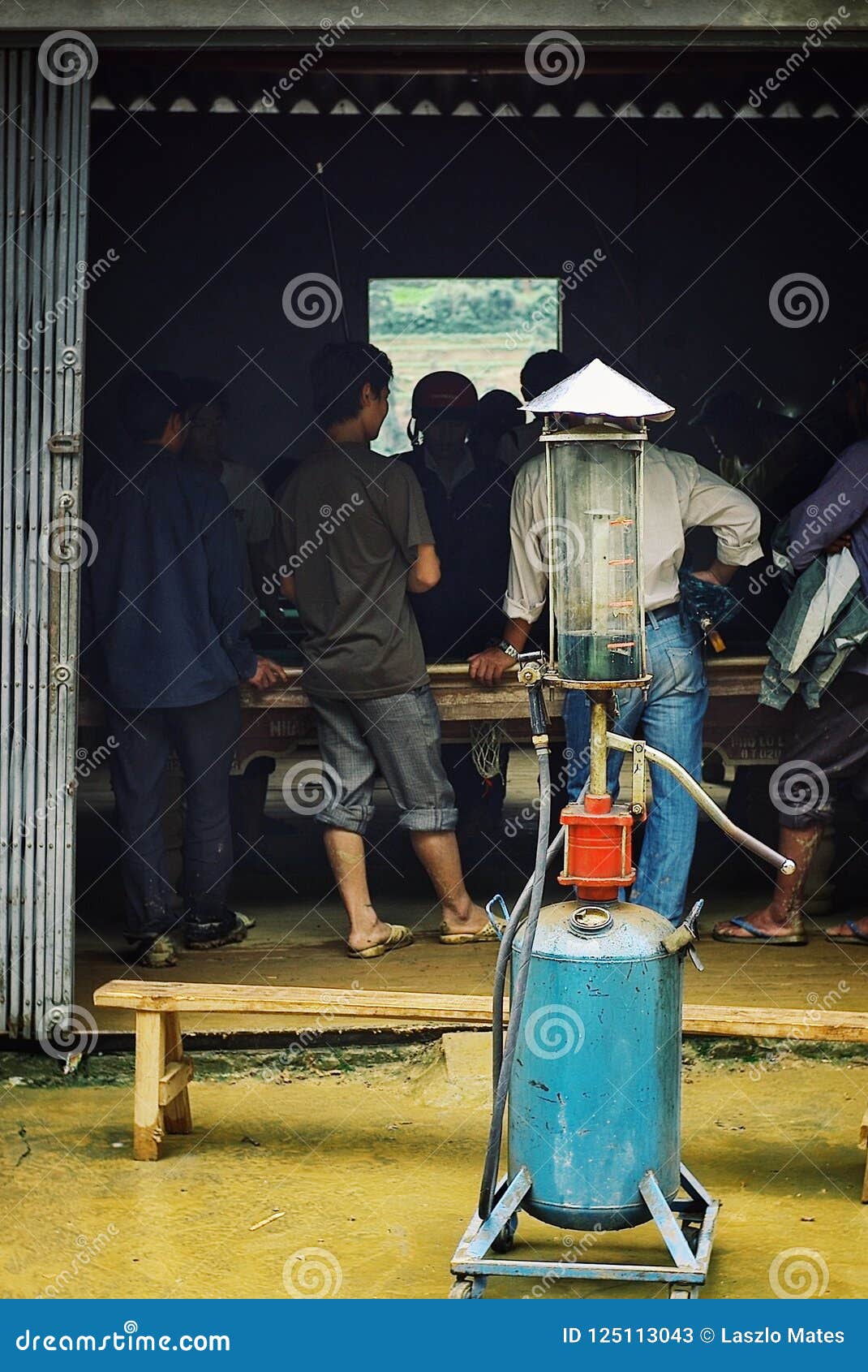 Local Villagers Playing Pool Billiards at a Small Bar Next To the Local ... Local Villagers Playing Pool Billiards at a Small Bar Next To the Local ...