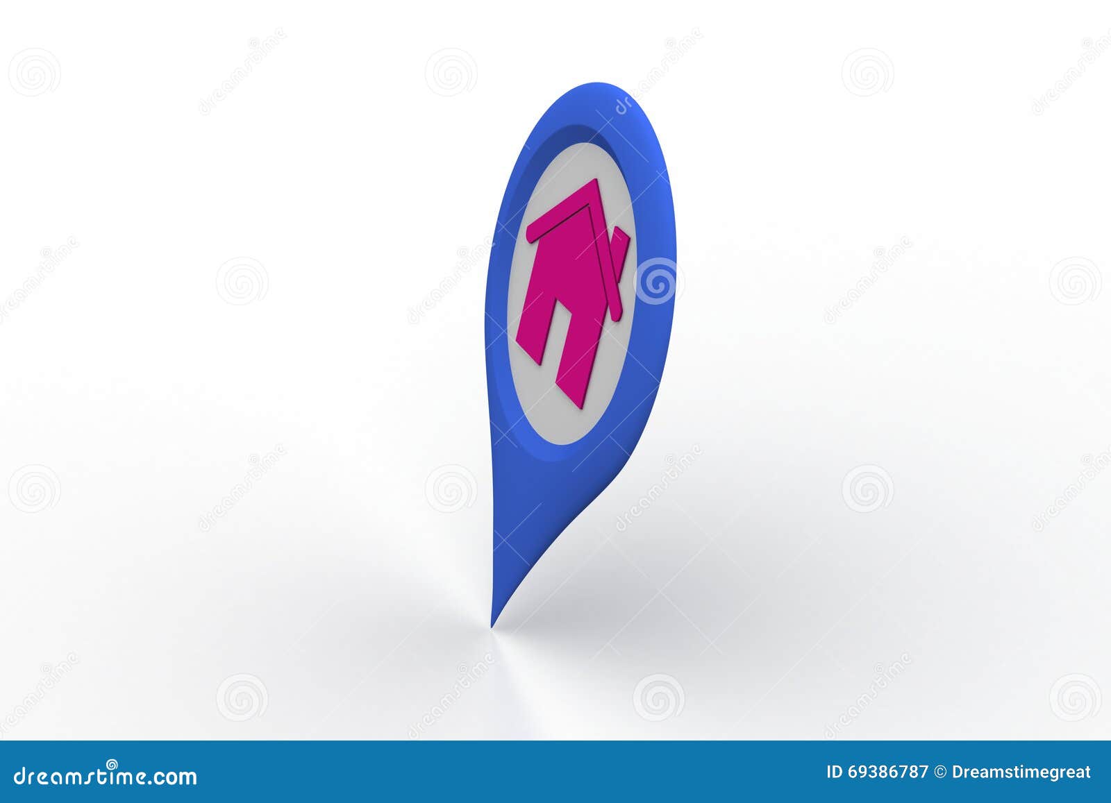 Localizador do mapa ilustração stock. Ilustração de planeamento - 69386787