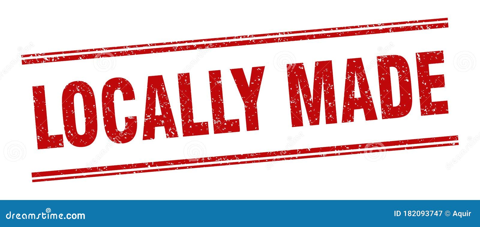 Locally Made Stamp. Locally Made Square Grunge Sign Stock Vector ...