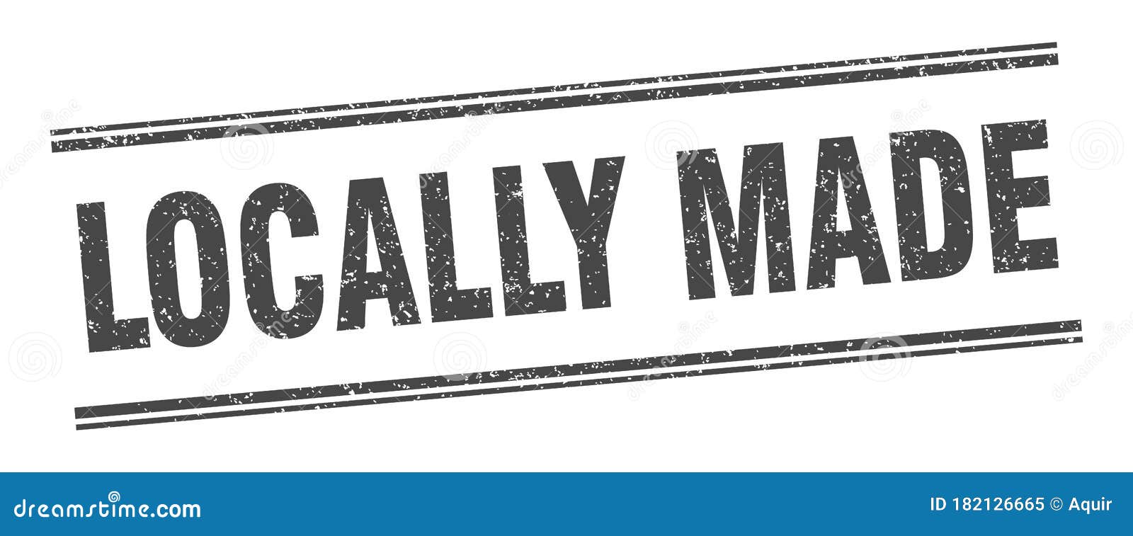 Locally Made Stamp. Locally Made Square Grunge Sign Stock Vector ...