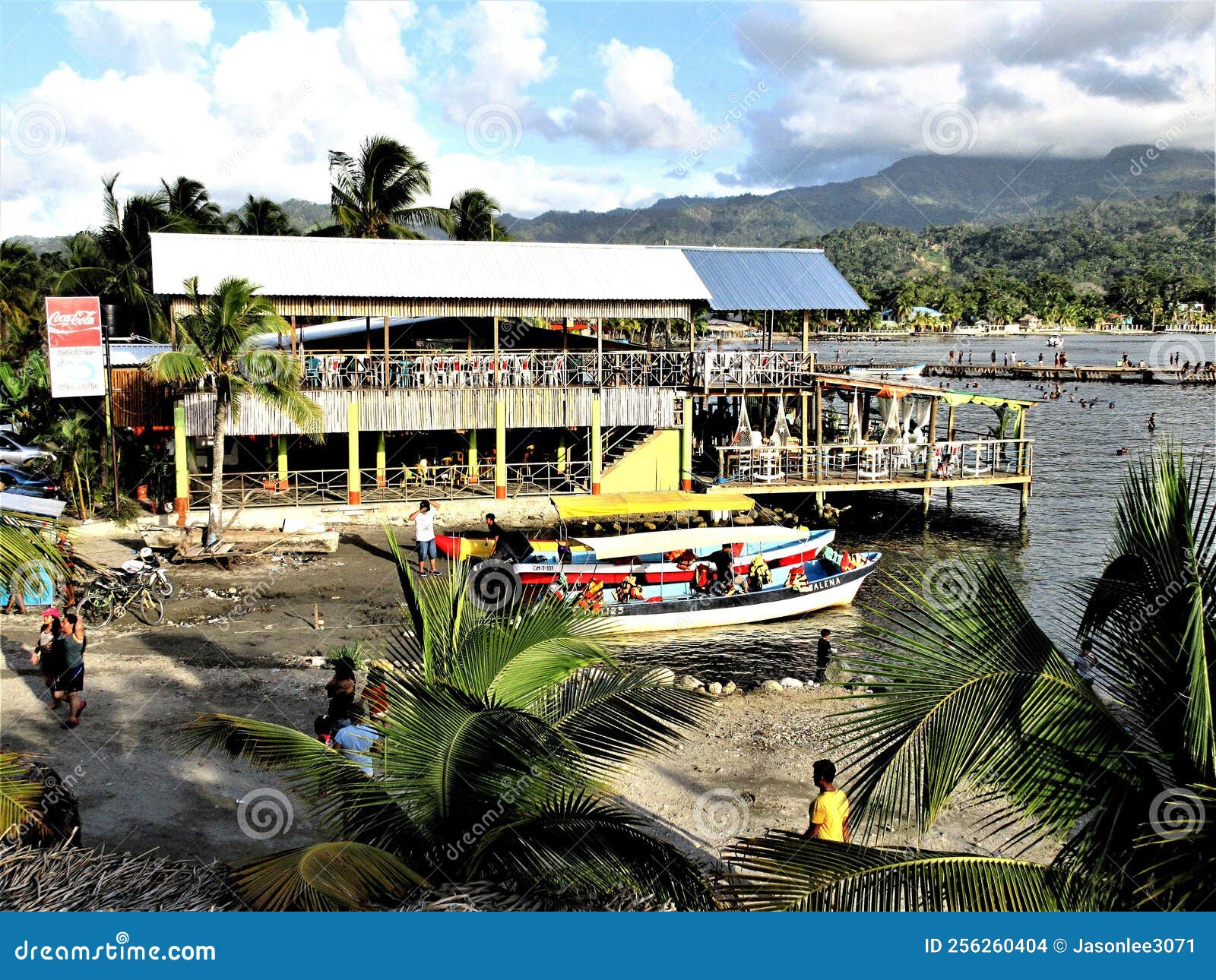 Omoa beach editorial stock image. Image of america, honduras - 256260404