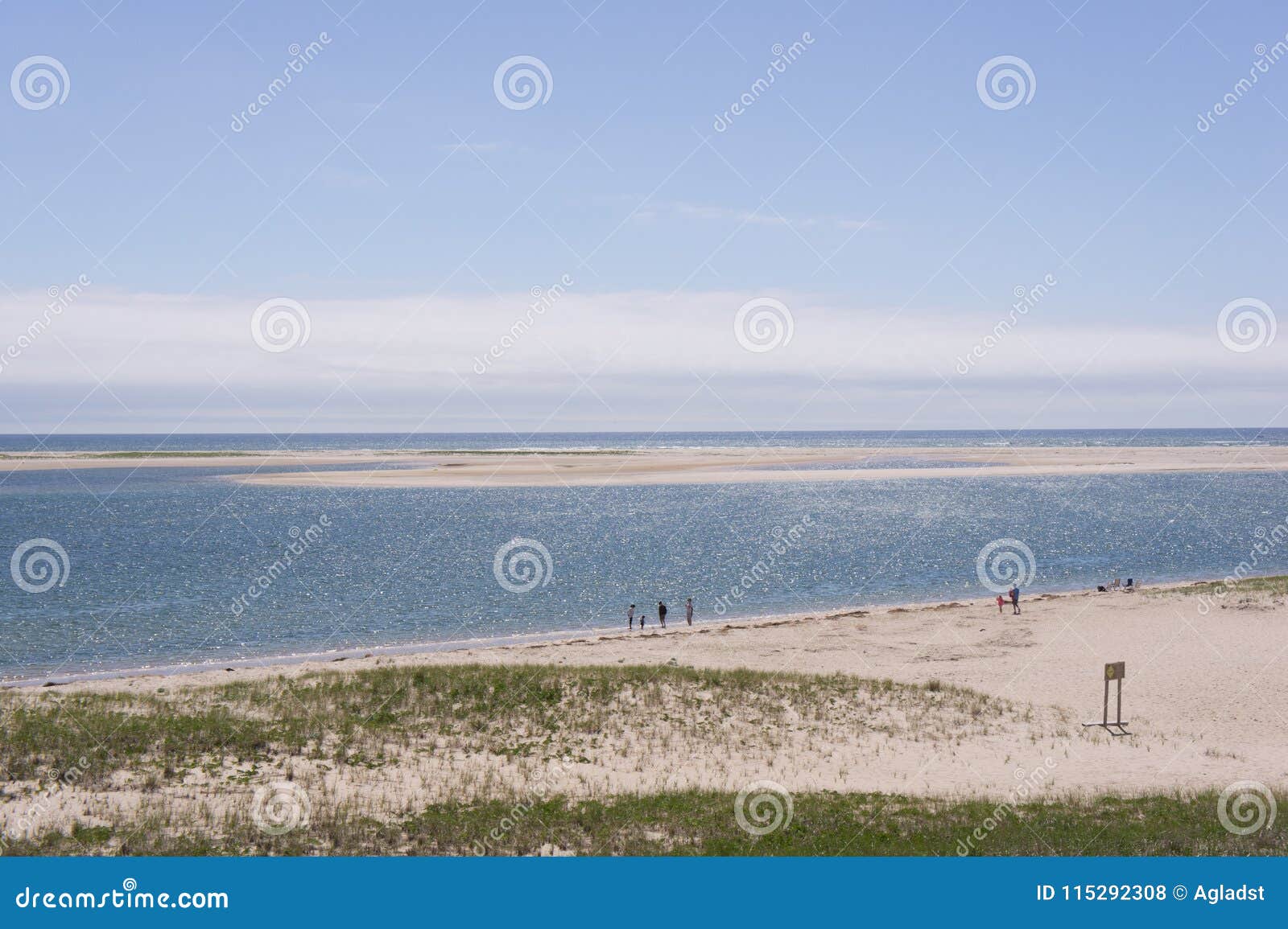 View of the Atlantic Ocean, Cape Cod Stock Photo - Image of ocean ...