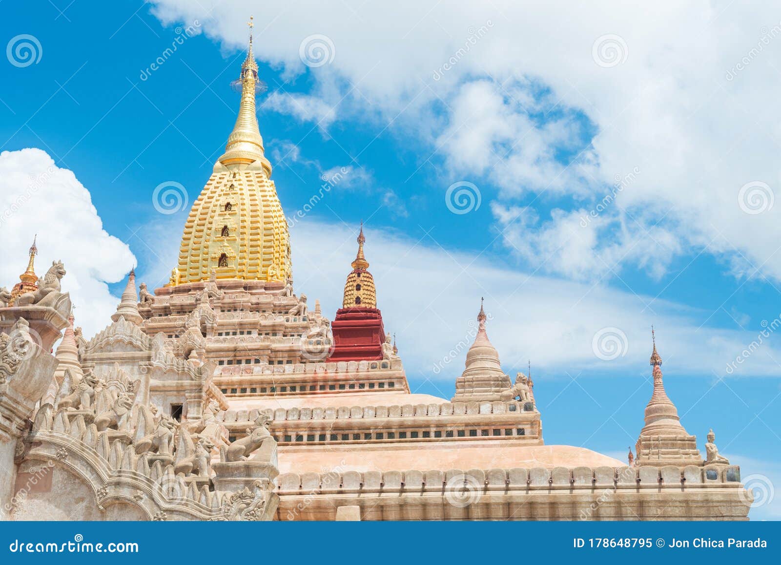 Amazing View of Bagan Temples, Myanmar Stock Image - Image of panoramic ...