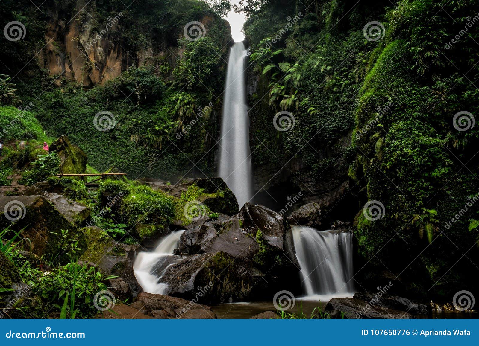 Coban Talun Waterfall, Malang, East Java, Indonesia Stock Photo - Image ...