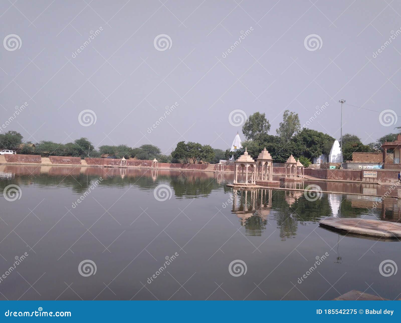 Located in Vrindavan, India Editorial Image - Image of bridge, water ...