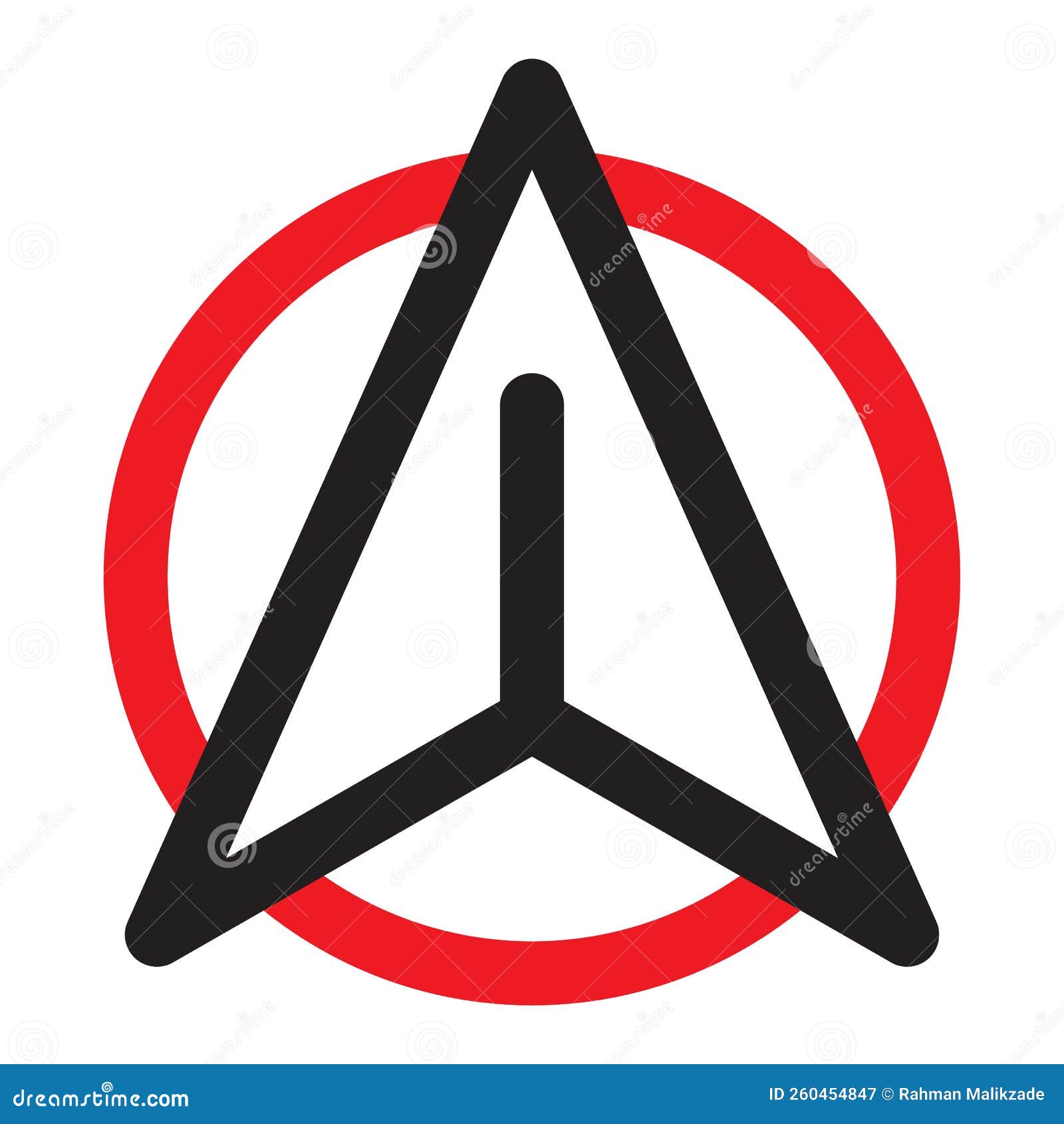 Location Arrow Icon. Gps Arrow - Pointer, Vector Illustration Stock ...