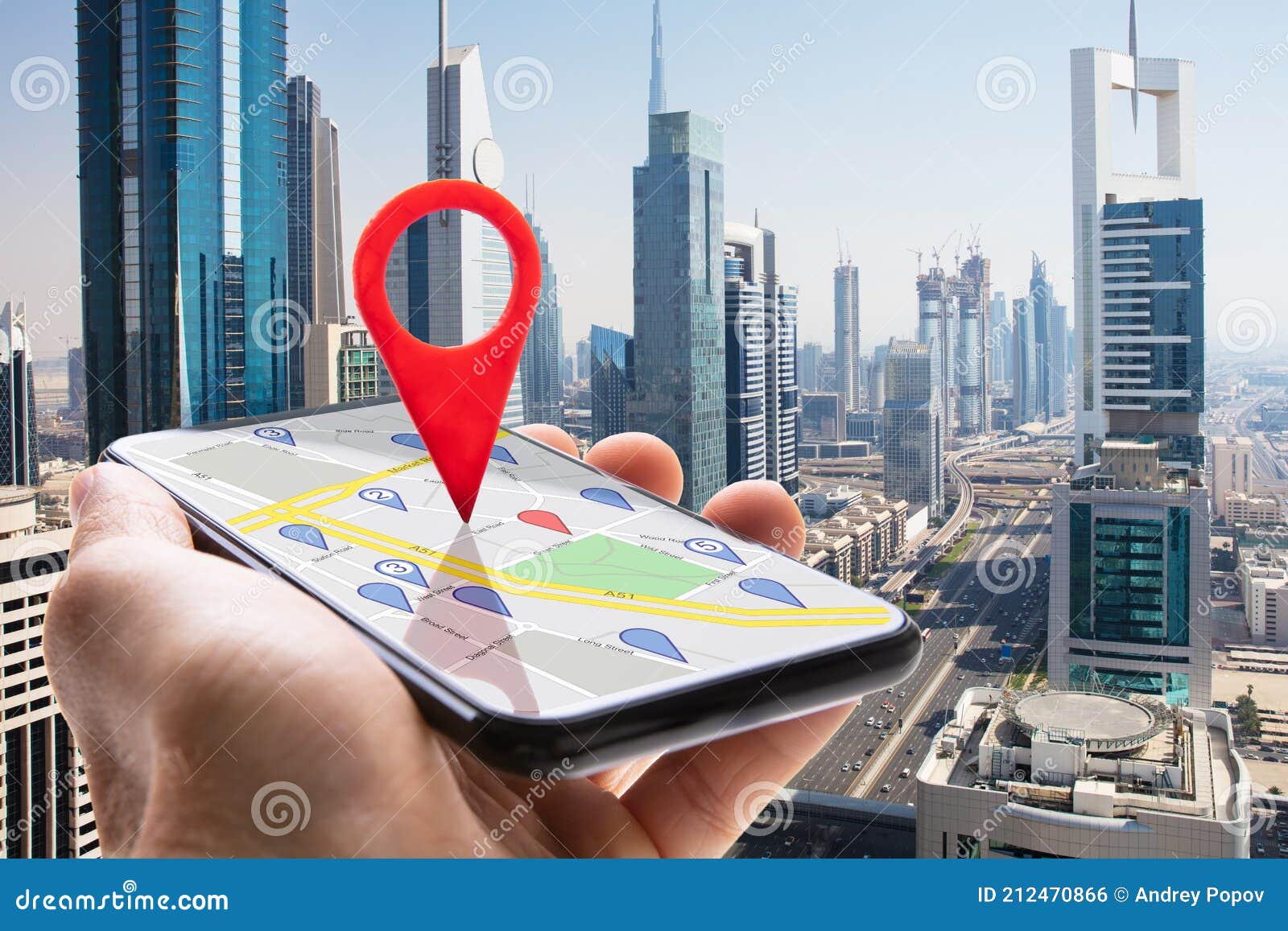 Location Based Map Data Technology Stock Photo - Image of maps, phone ...
