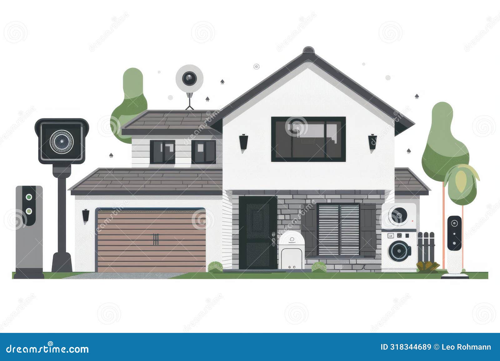 Location-based Security Setups Involve Video Camera Operations Managed ...