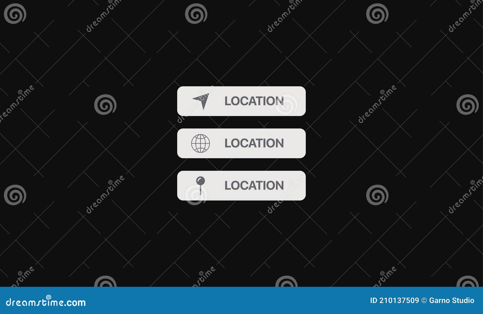 Location Buttons and Icons. Social Media Elements. Lower Thirds Set ...