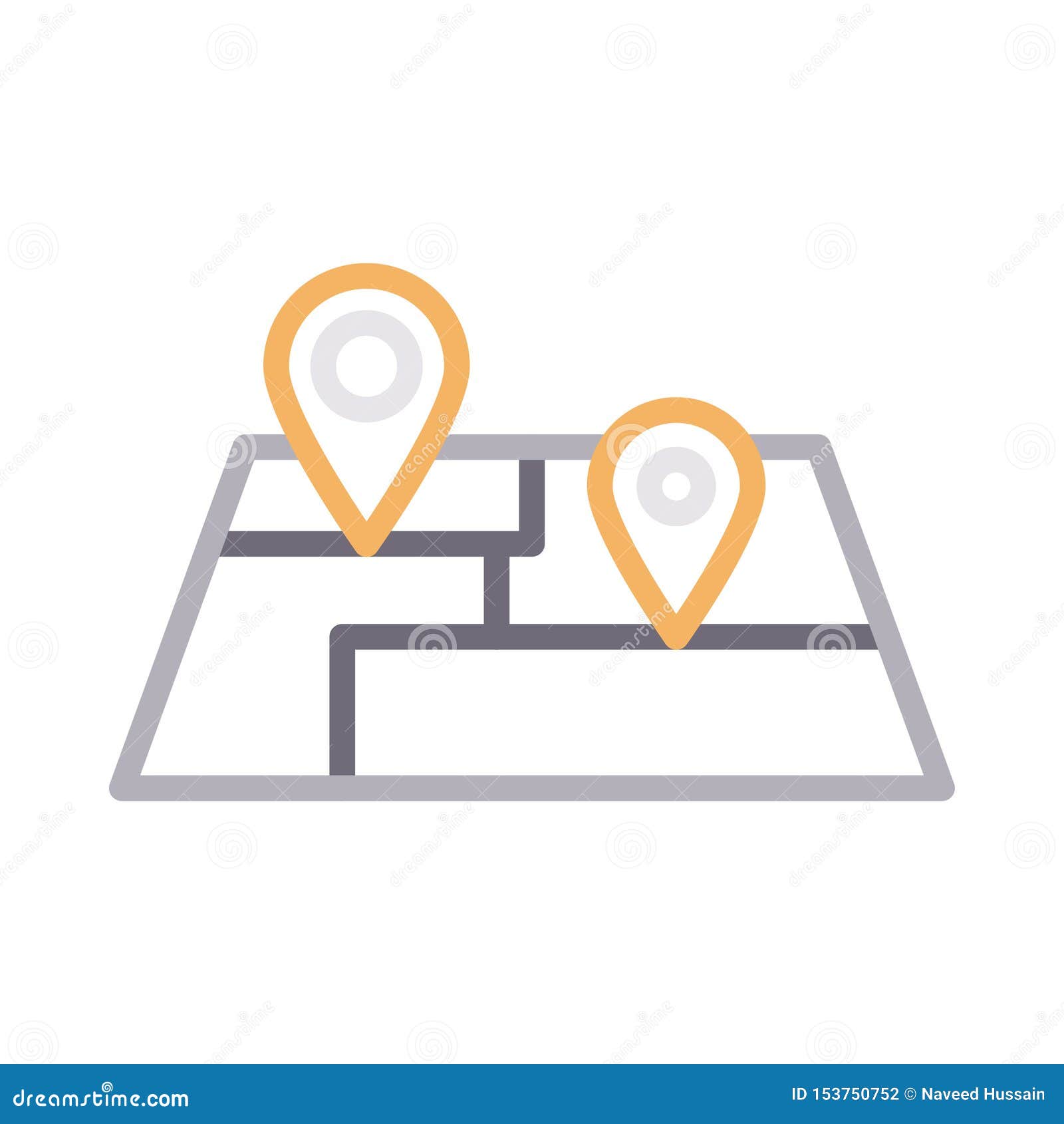 Location Colour Line Vector Icon Stock Vector - Illustration of icon ...