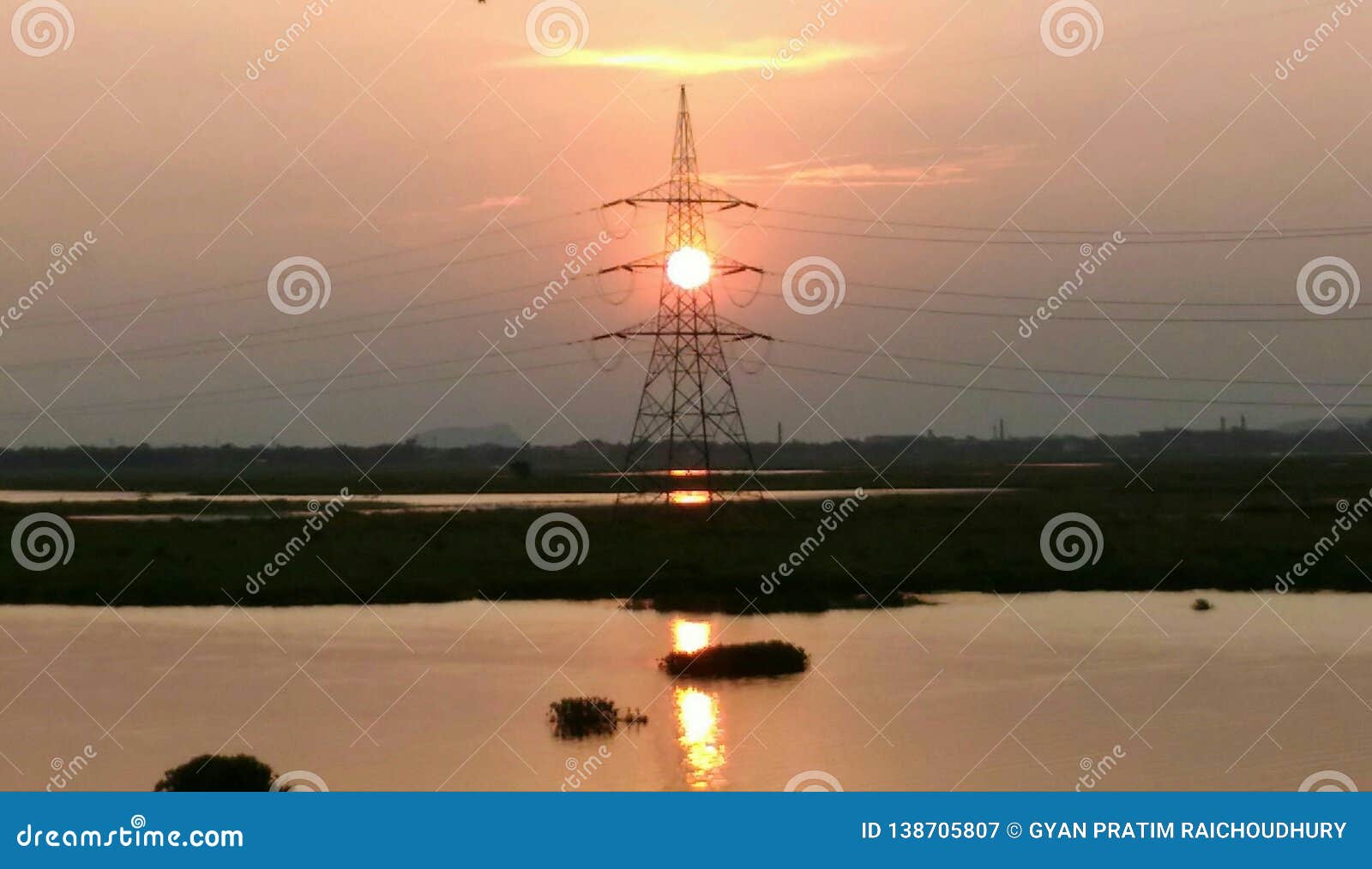 Deepor Beel stock image. Image of assam, asia, sunset - 138705807