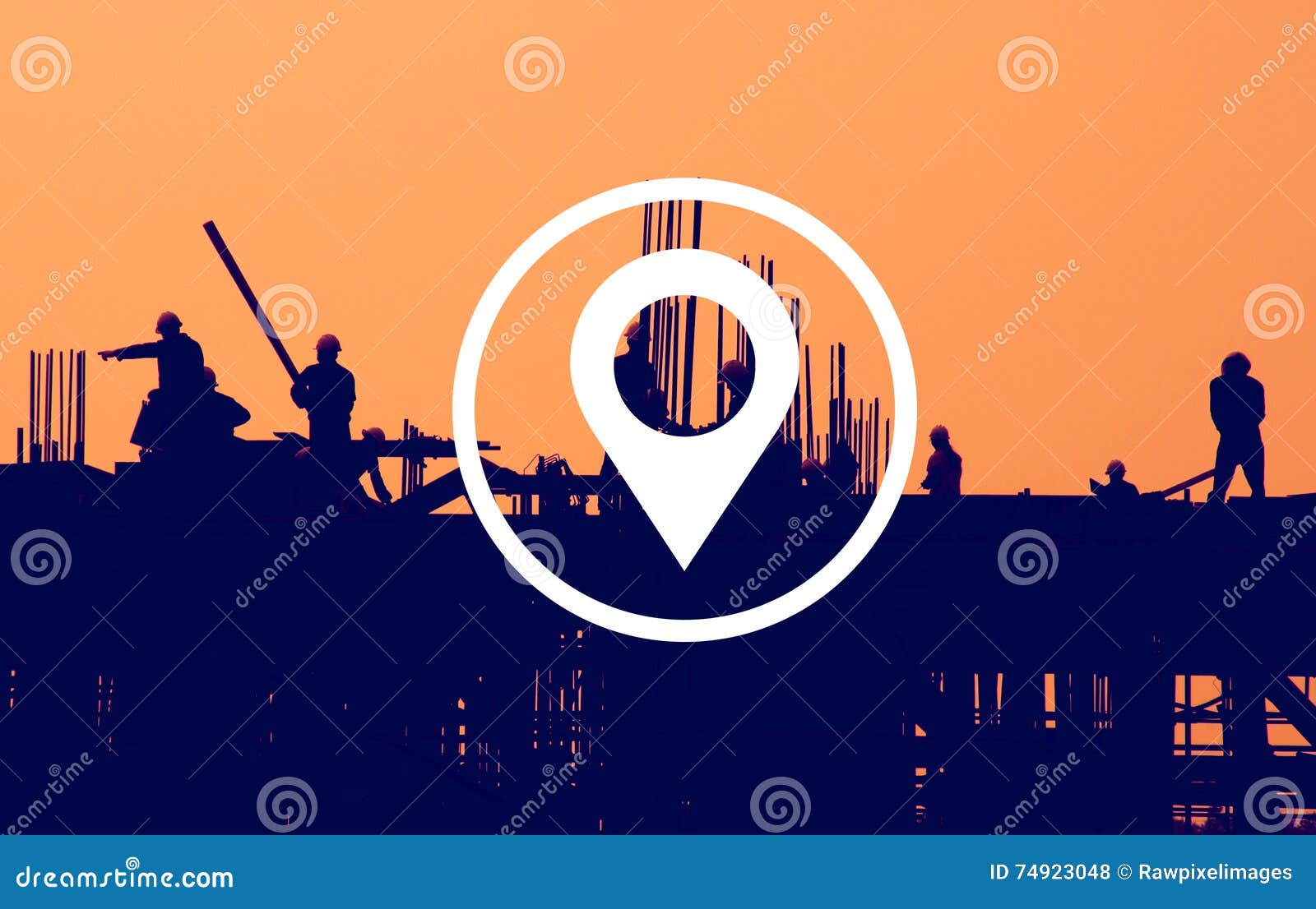 Location Destination Navigation Pointer Concept Stock Photo - Image of ...