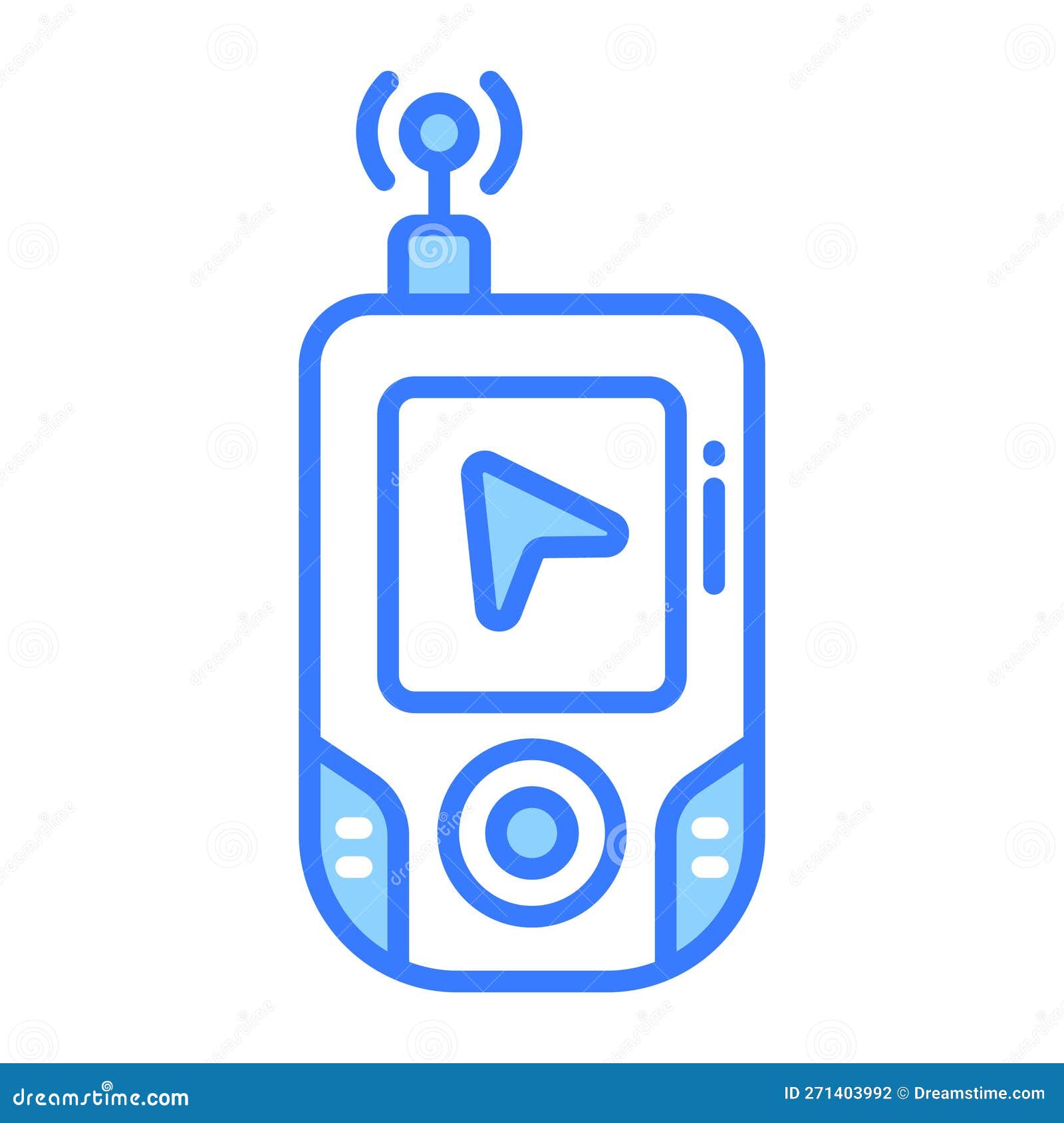 Location Finding Device Vector, Modern Icon of Geocaching Stock Vector ...