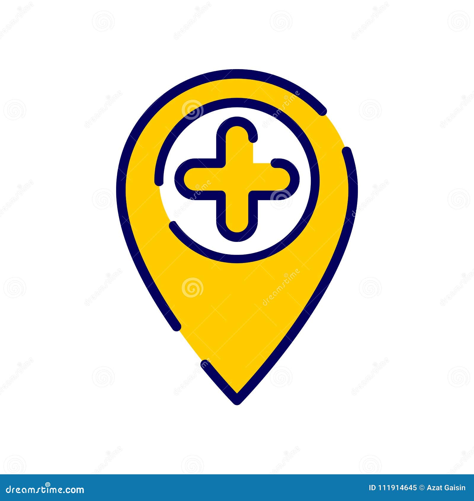 Location Icon with Add Sign. Location Icon and New, Plus, Positive ...