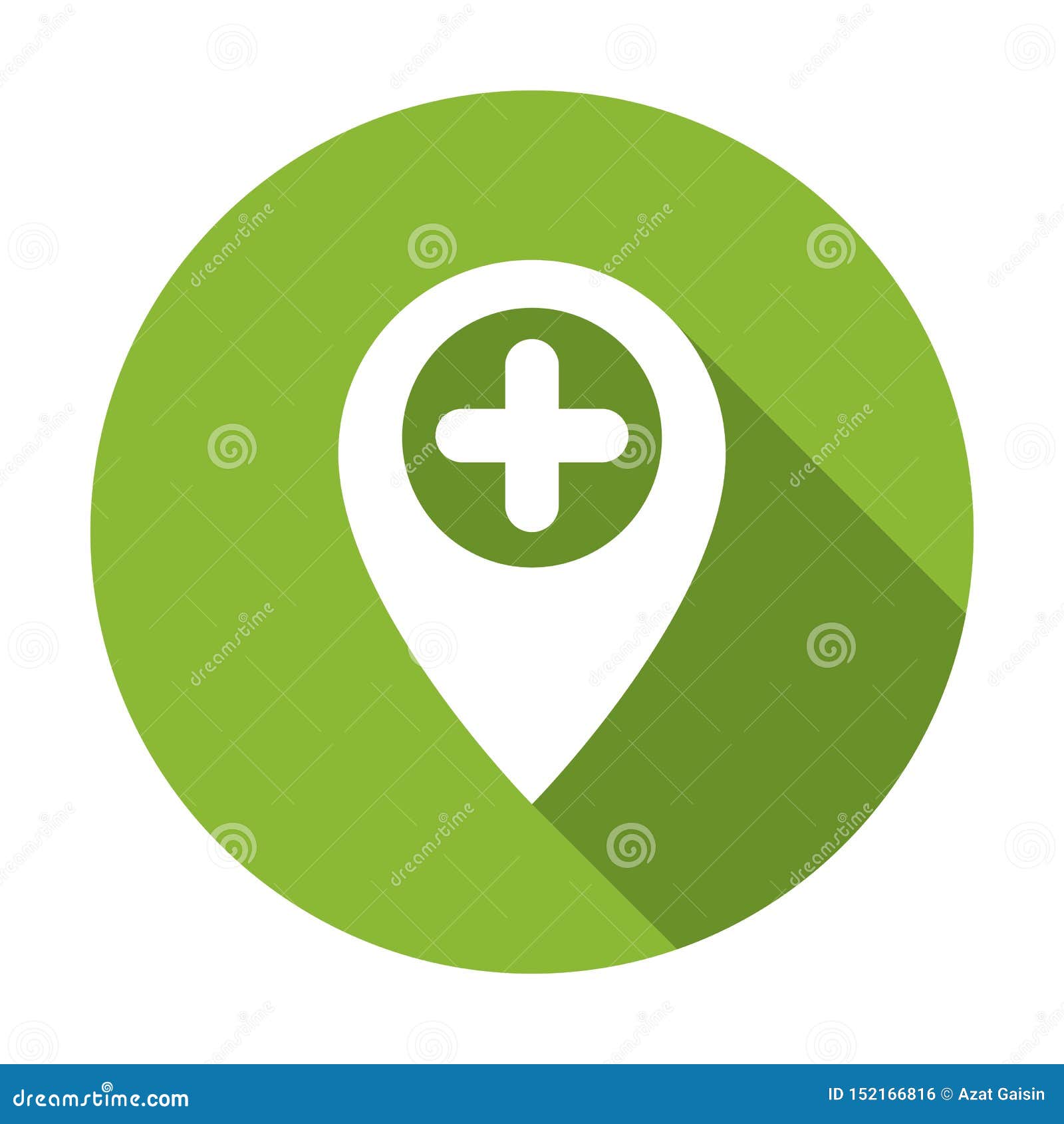Location Icon with Add Sign. Location Icon and New, Plus, Positive ...