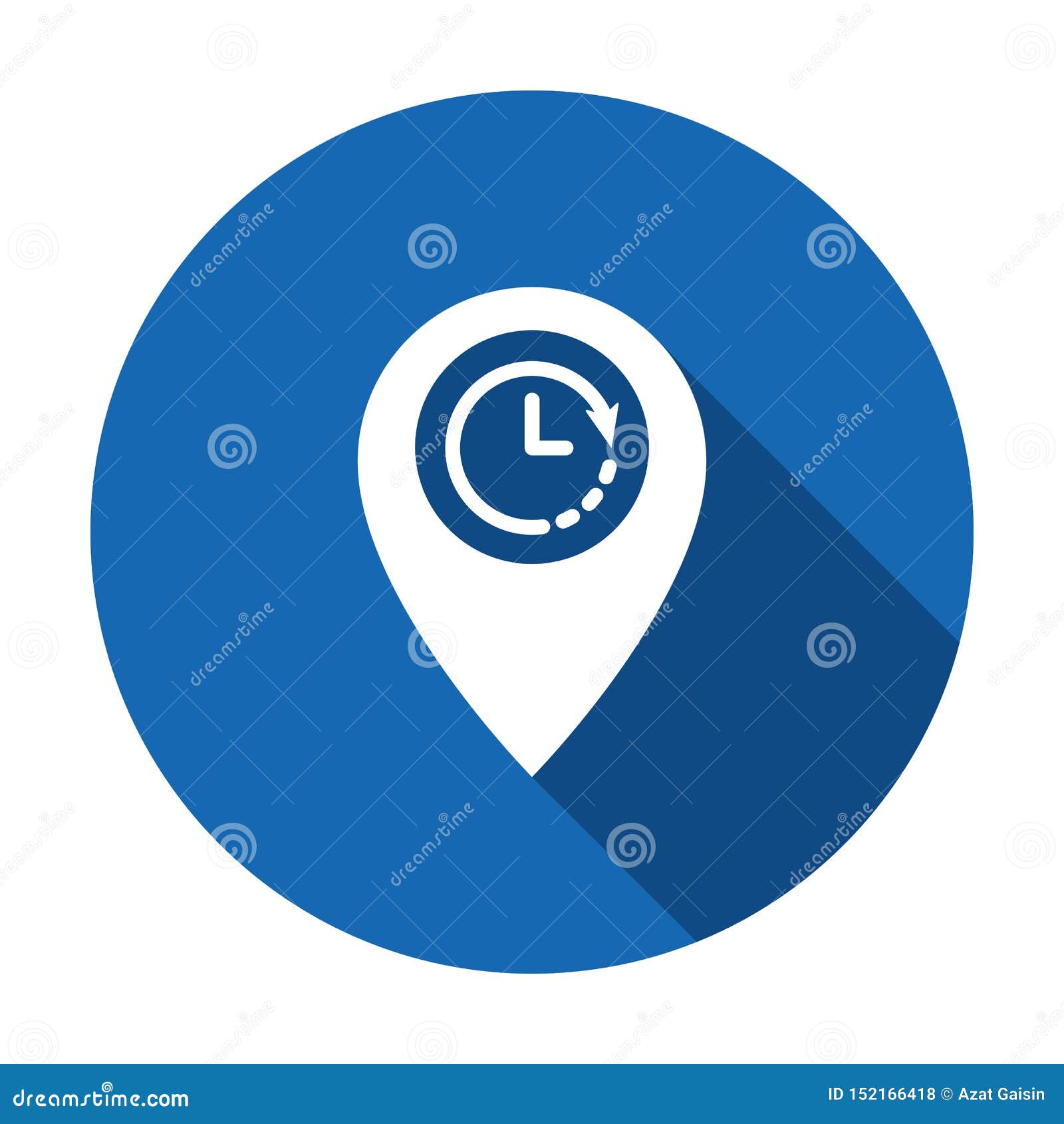 Location Icon with Clock Sign. Location Icon and Countdown, Deadline ... Location Icon with Clock Sign. Location Icon and Countdown, Deadline ...