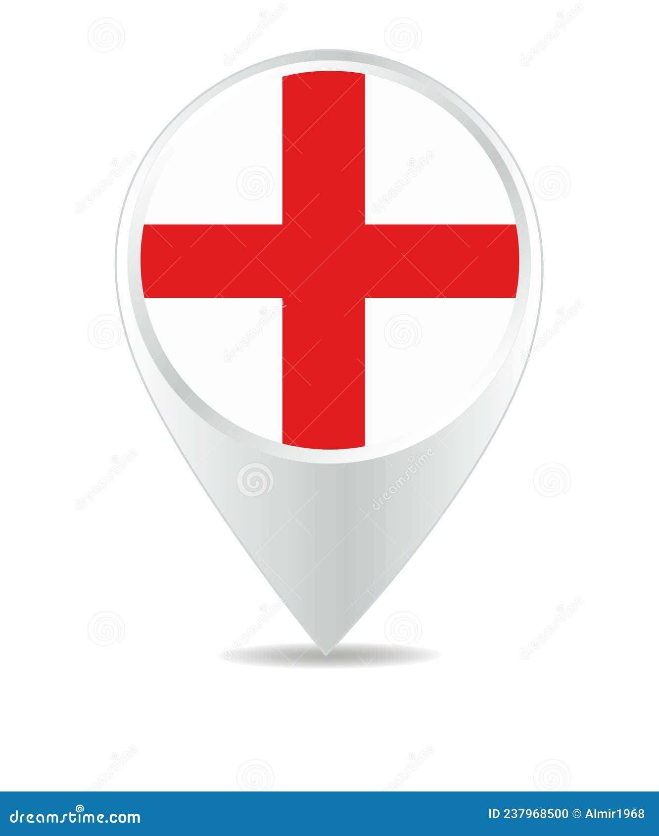 Location Icon for England stock vector. Illustration of union - 237968500