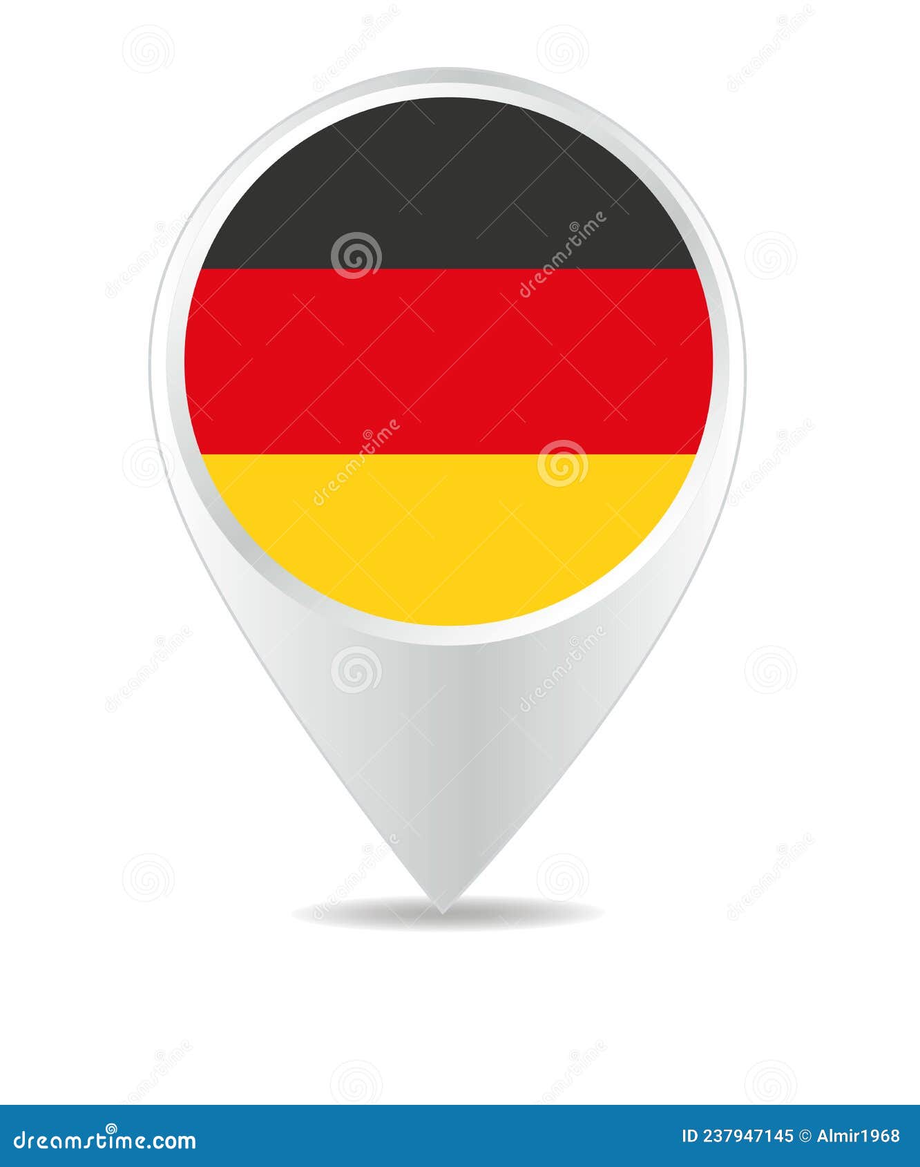 Location Icon for Germany stock vector. Illustration of isolated ...