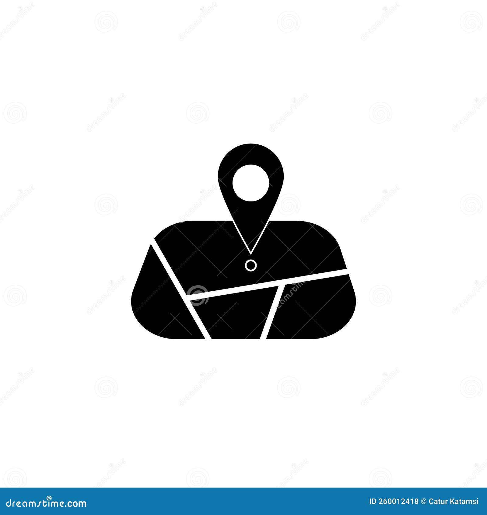 Location icon logo vector stock illustration. Illustration of icon ...