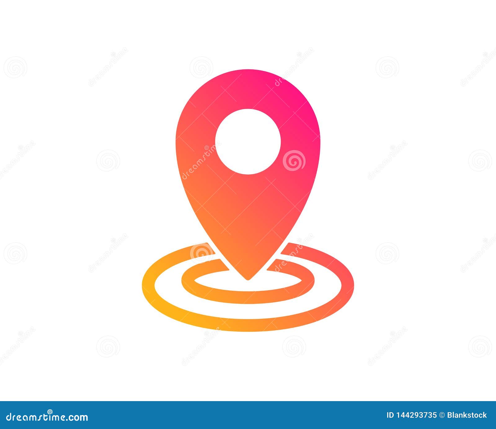 Location Icon. Map Pointer Sign. Vector Stock Vector - Illustration of ...