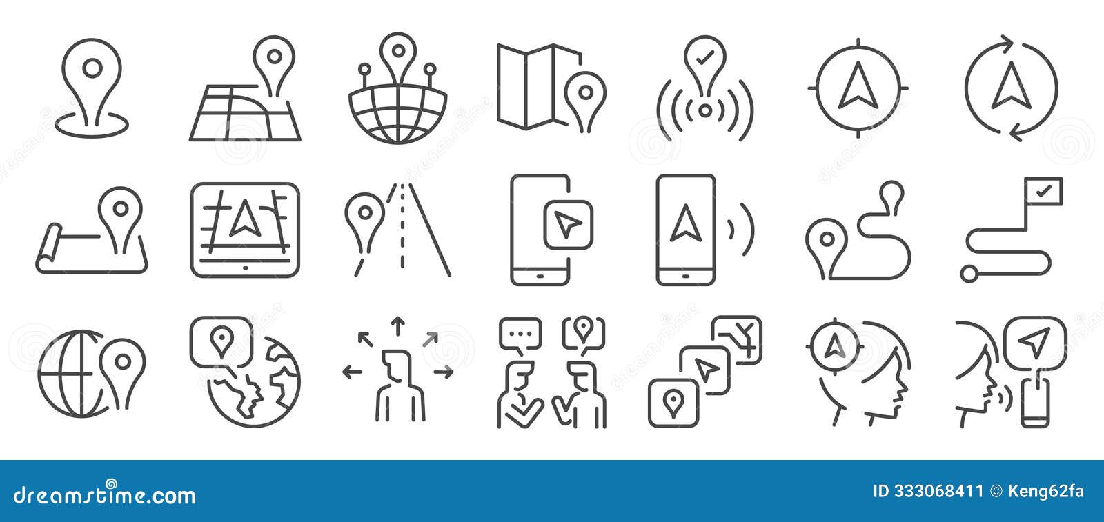 Location Icon Set. it Included Navigation, Map, Pin, Navigator, and ... Location Icon Set. it Included Navigation, Map, Pin, Navigator, and ...