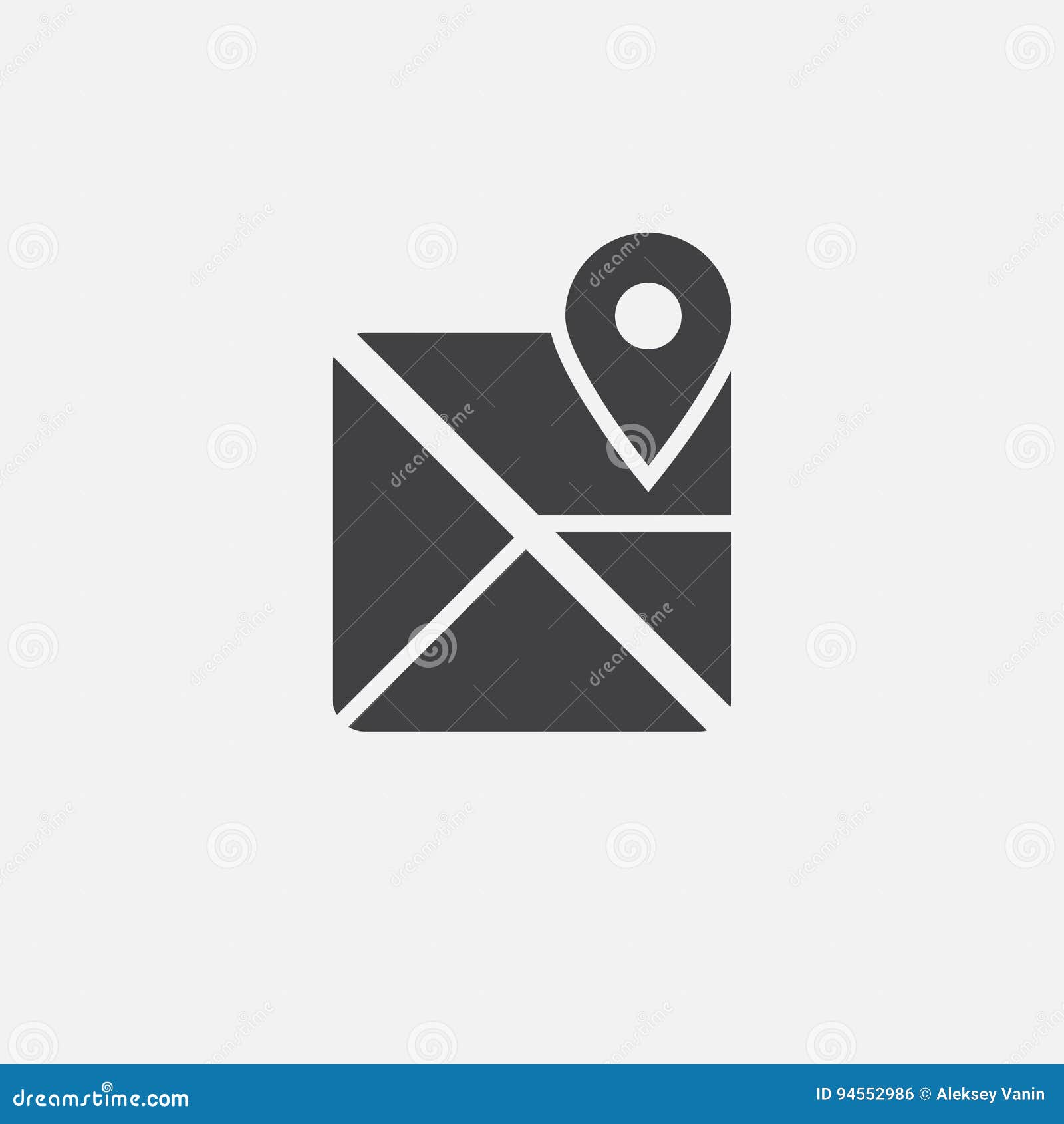 Location Icon Vector, Map Solid Illustration Stock Vector ...