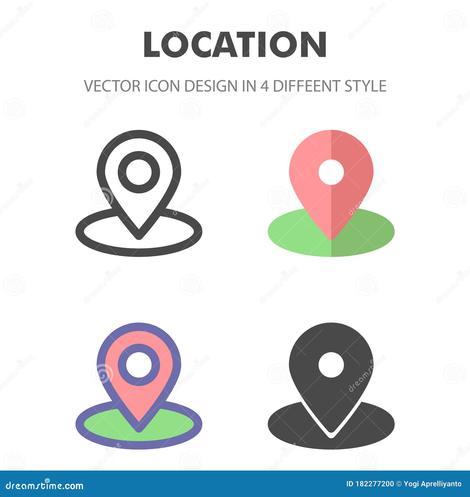 Location Icon. for Your Web Site Design, Logo, App, UI. Vector Graphics ...