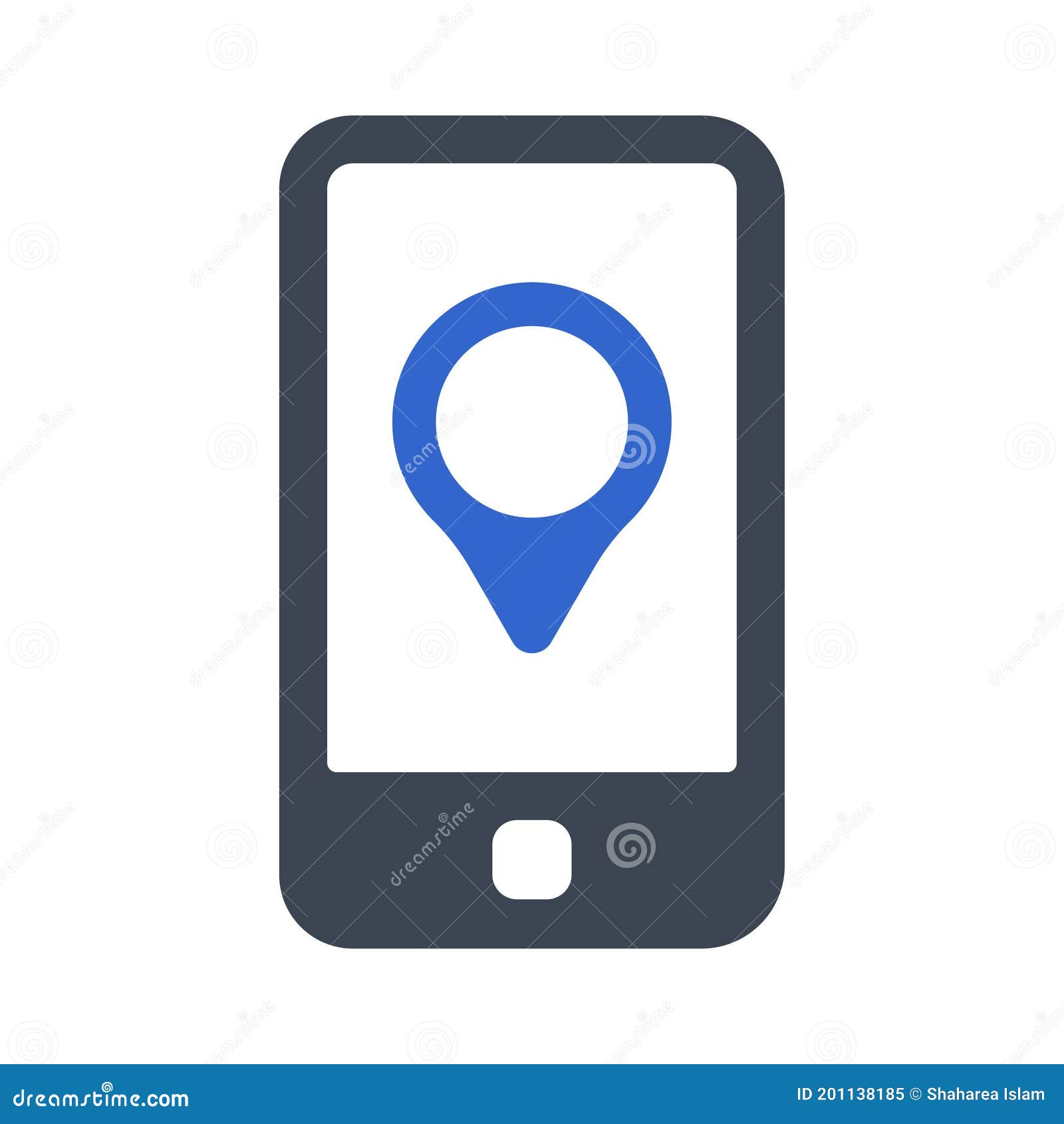 Location info icon stock vector. Illustration of location - 201138185