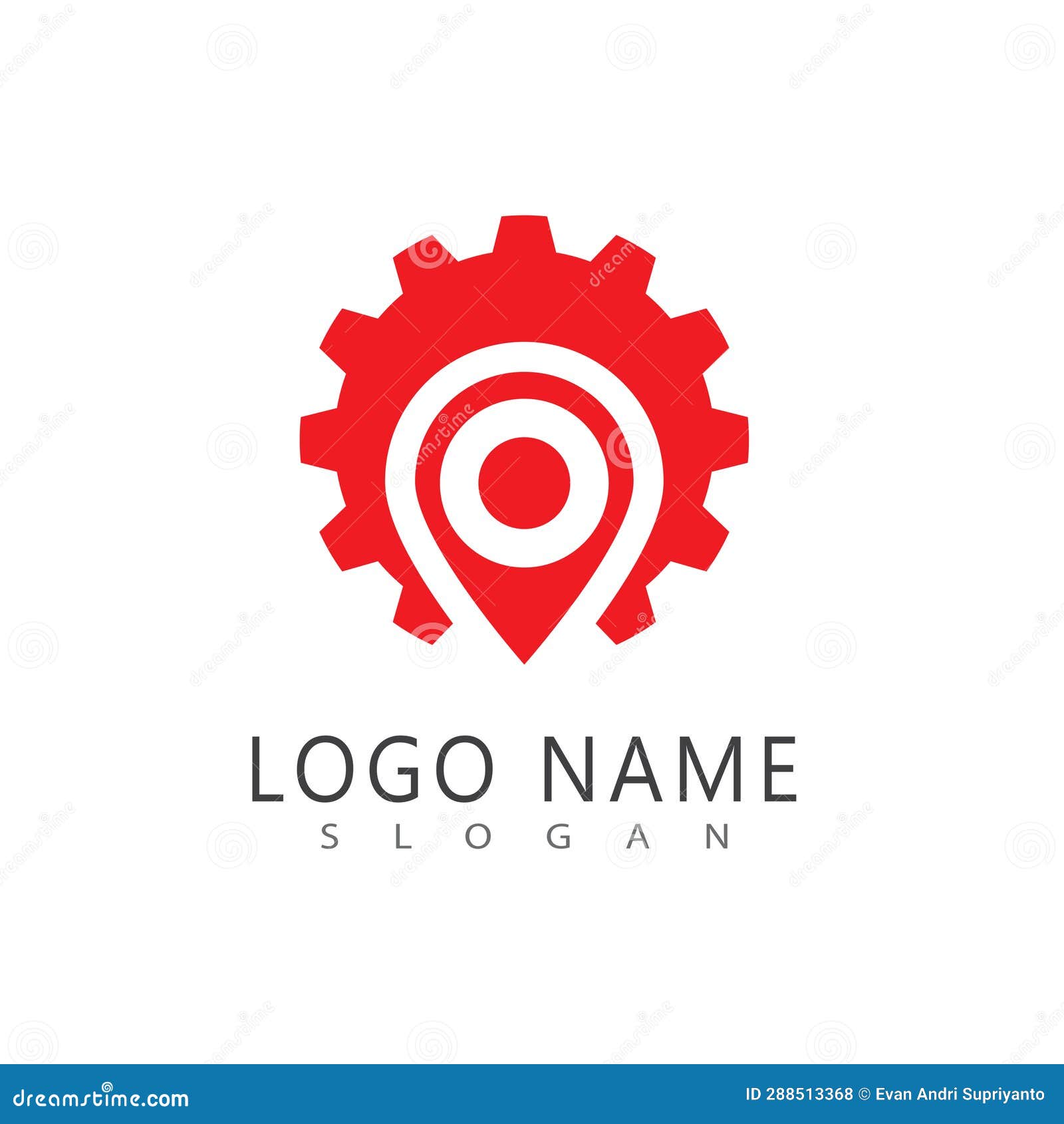 Location Logo Vector Illustration Business Element and Symbol Stock ...