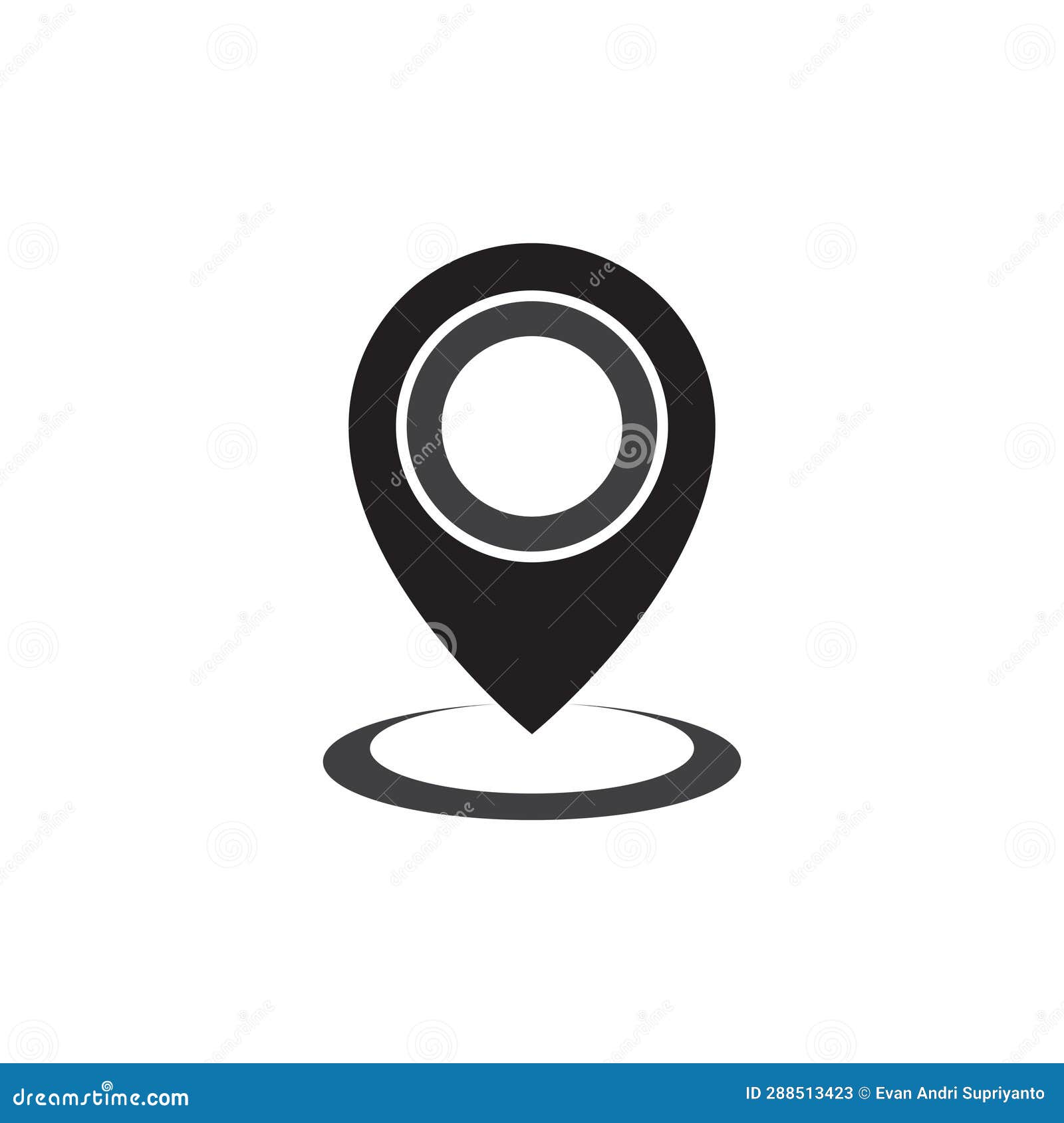 Location Logo Vector Illustration Business Element and Symbol Stock ...