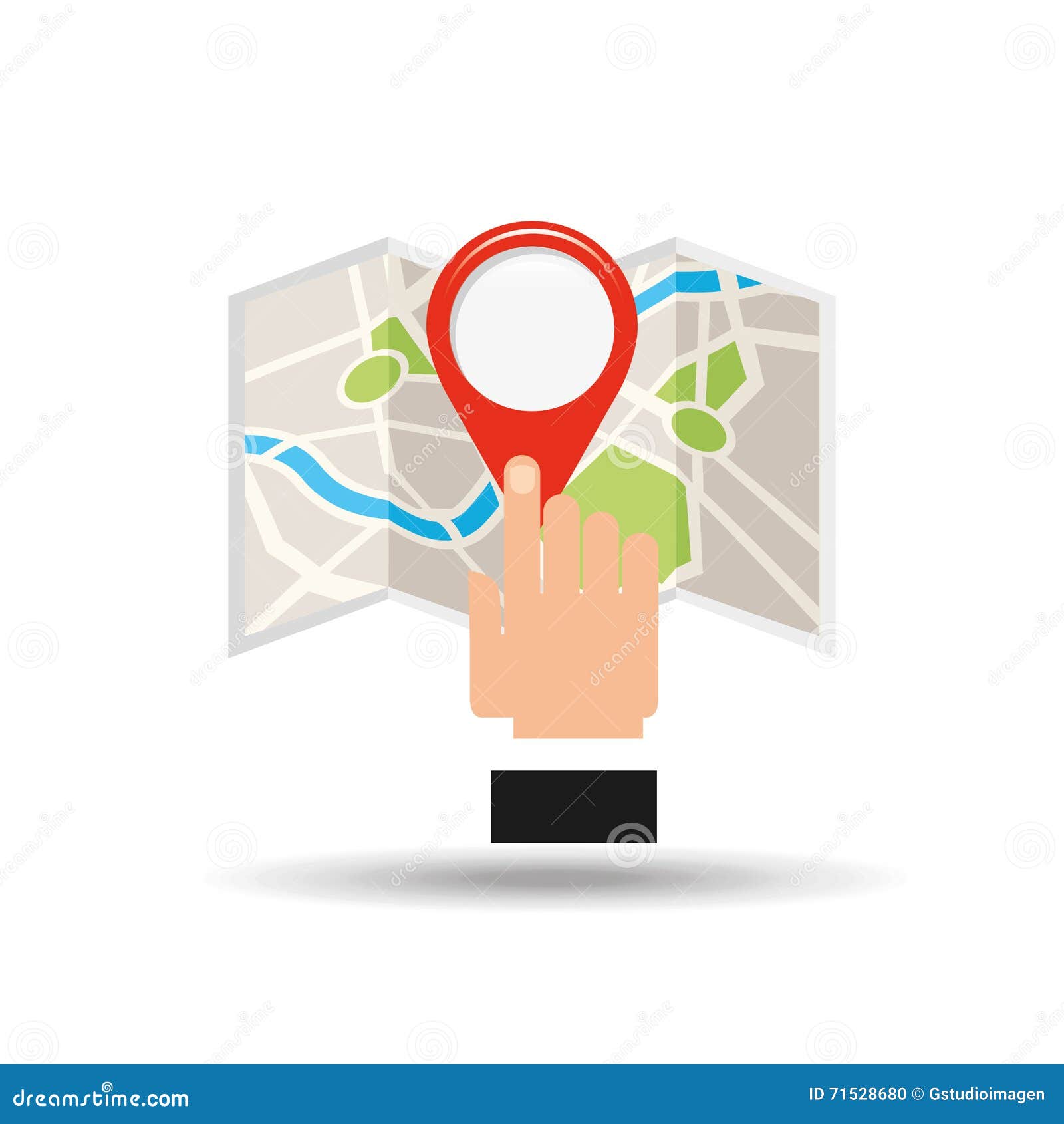 Location on map design stock illustration. Illustration of graphic ...