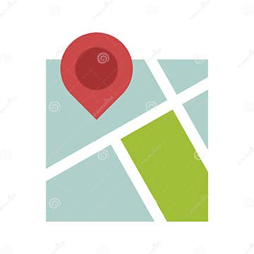 Location Map Flat Clipart Vector Illustration Stock Vector ...