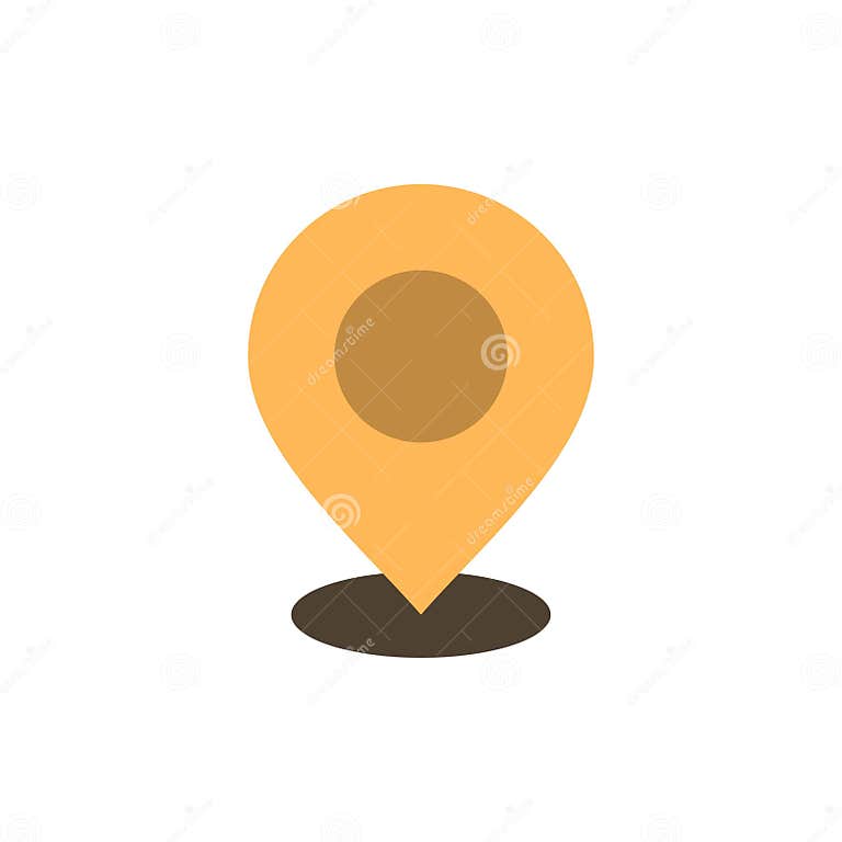 Location Map Mark Marker Pin Place Point Pointer Flat Color Icon Vector Icon Banner