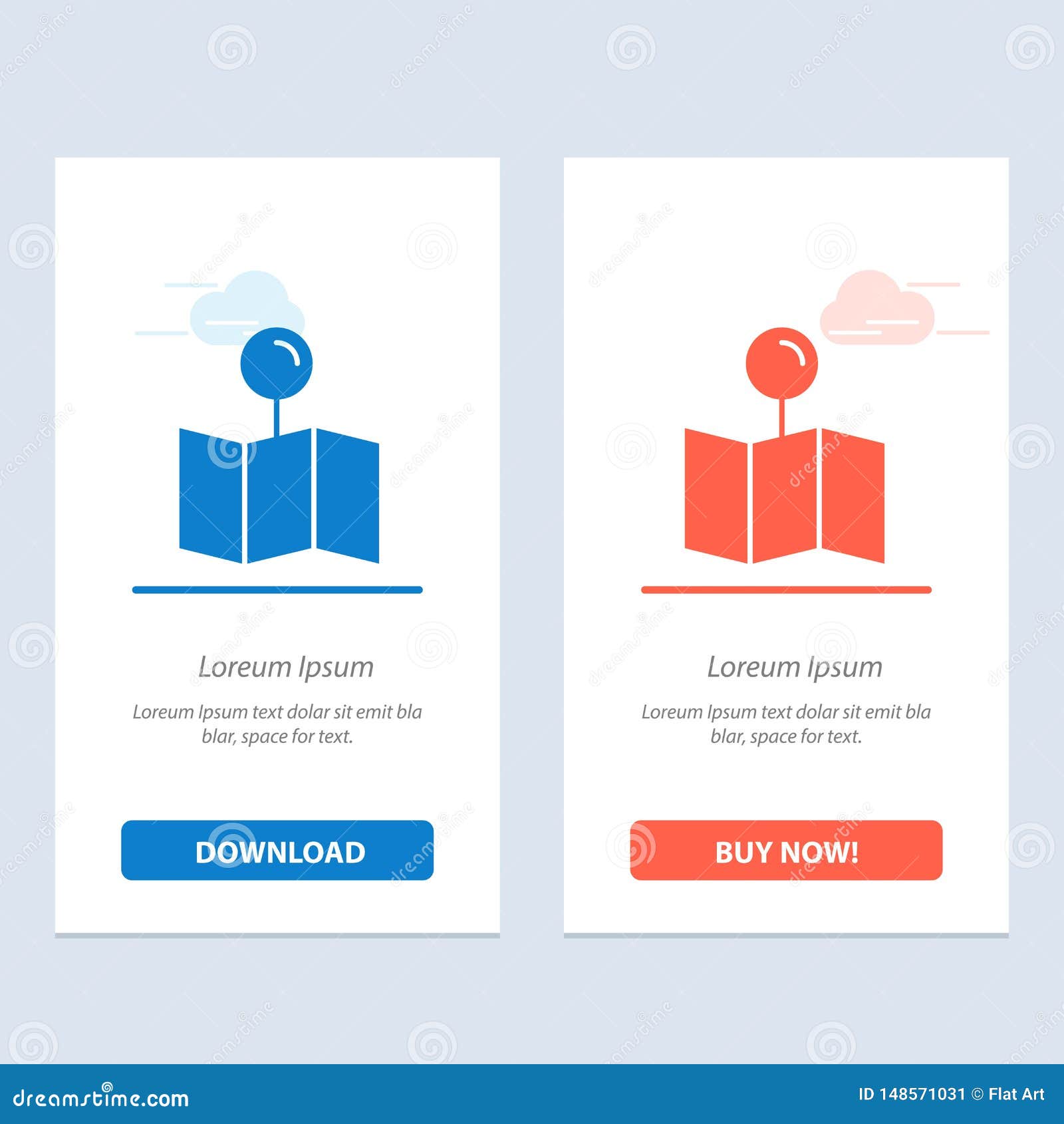 Location, Map, Pointer, Pin Blue and Red Download and Buy Now Web ...