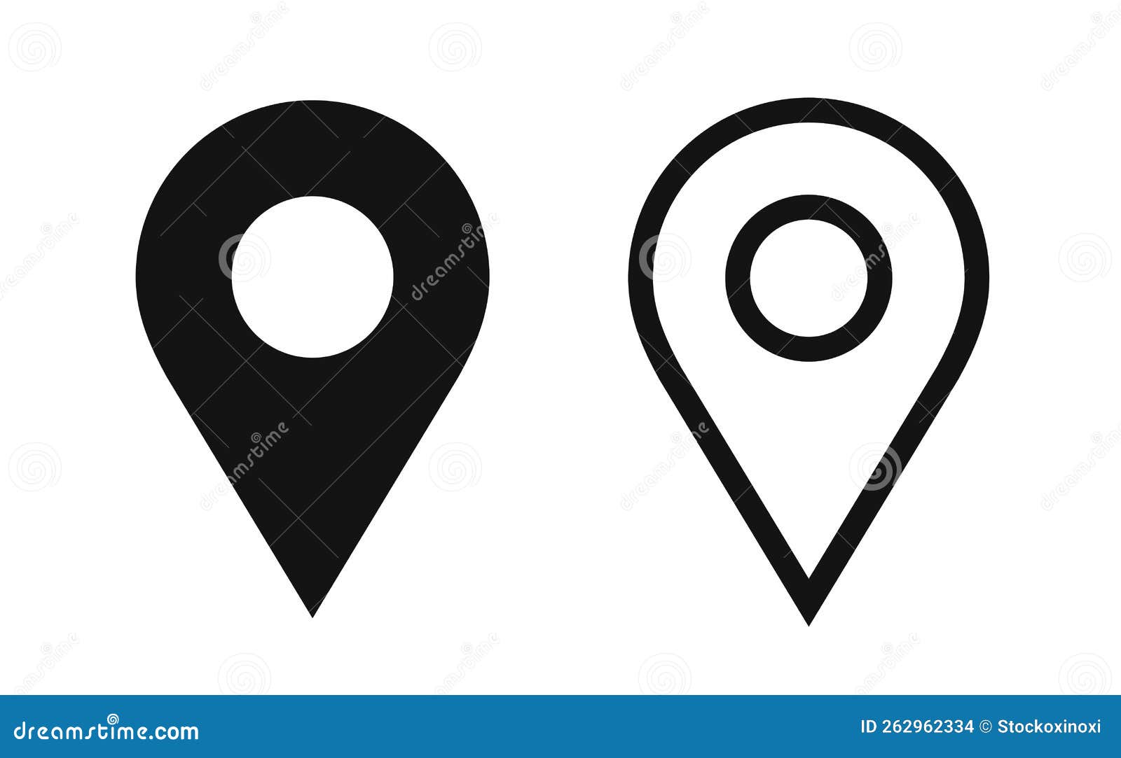 Location Map Position Pin Icon Stock Vector - Illustration of pointer ...