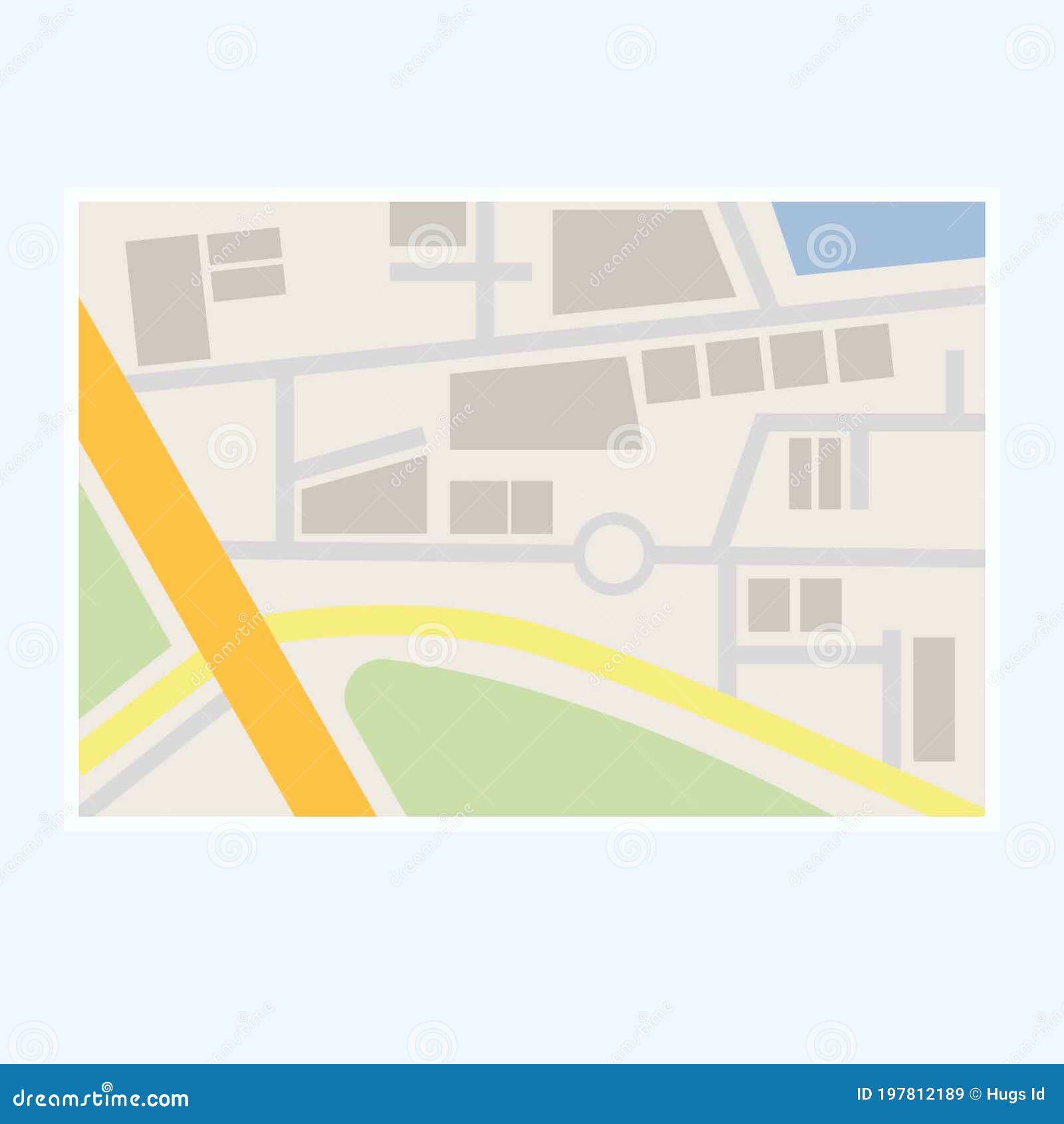 Location Map with Red Pin Pointer, Direction, Label, Marker, Sign ...