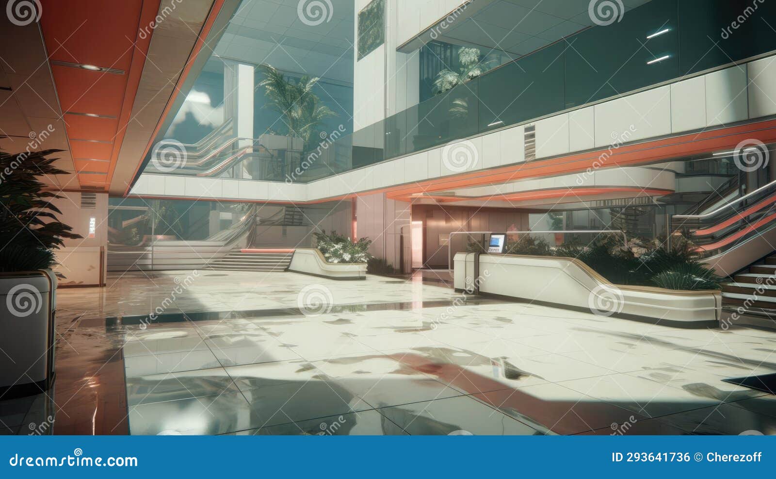 Location for a Modern AAA Game Stock Photo - Image of banks, modern ...