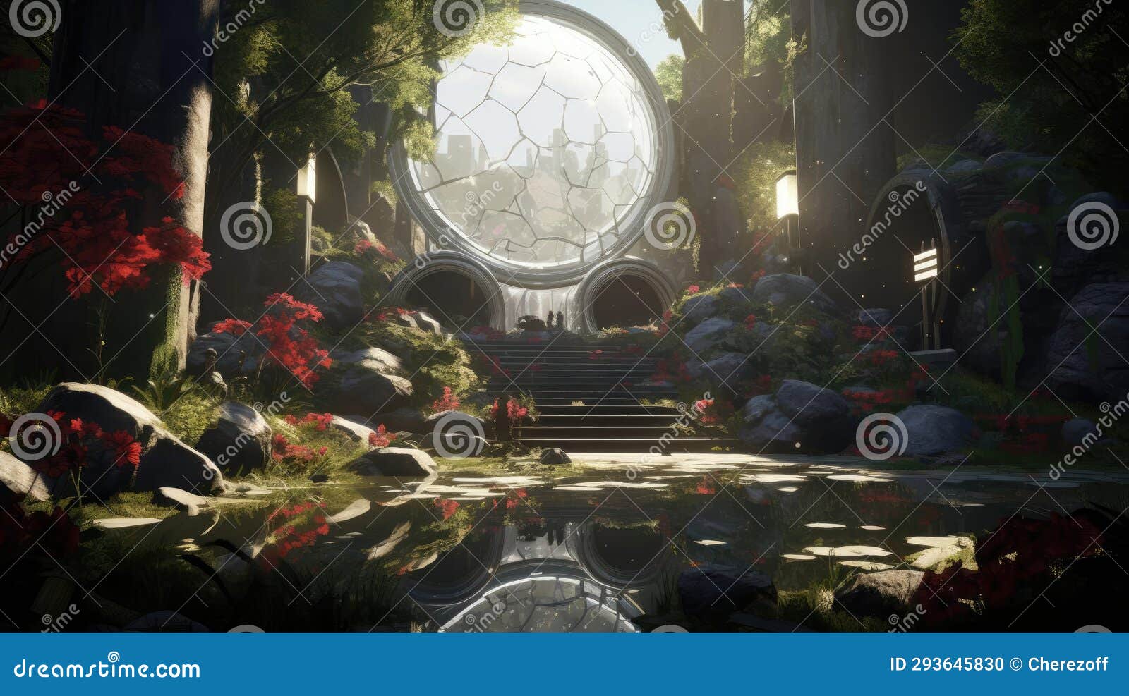 Location for a Modern AAA Game Stock Photo - Image of venue, game ...