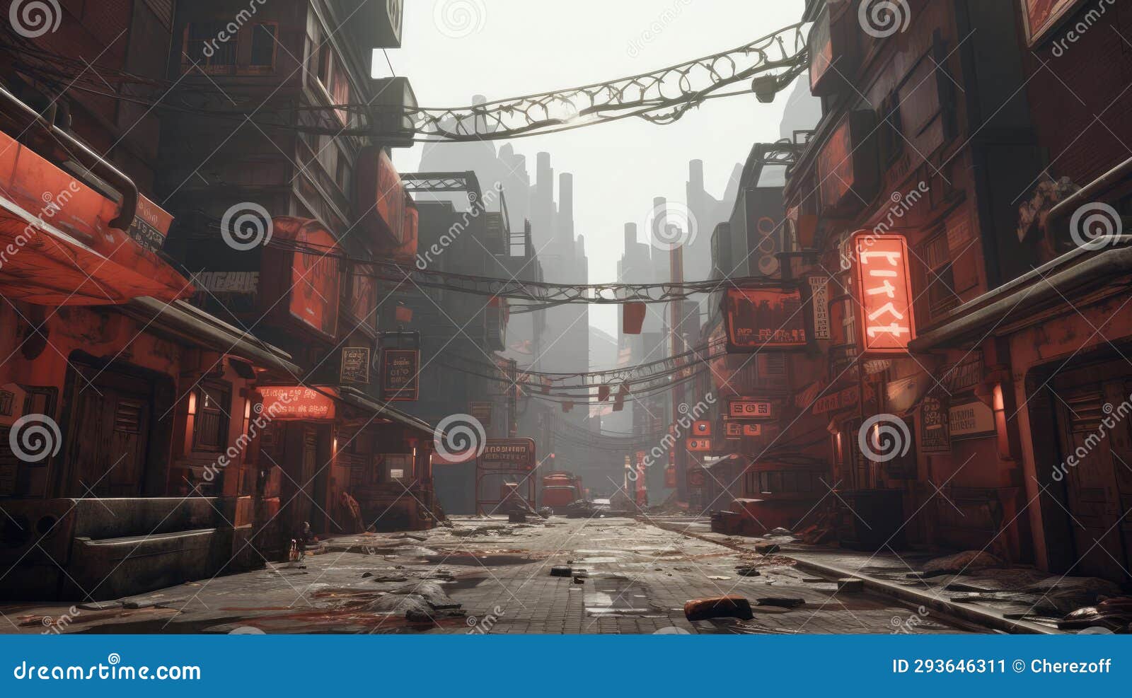 Location for a Modern AAA Game Stock Image - Image of stand, city ...
